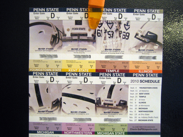 Penn State Football Announces New Ticket Gimmick | Onward State