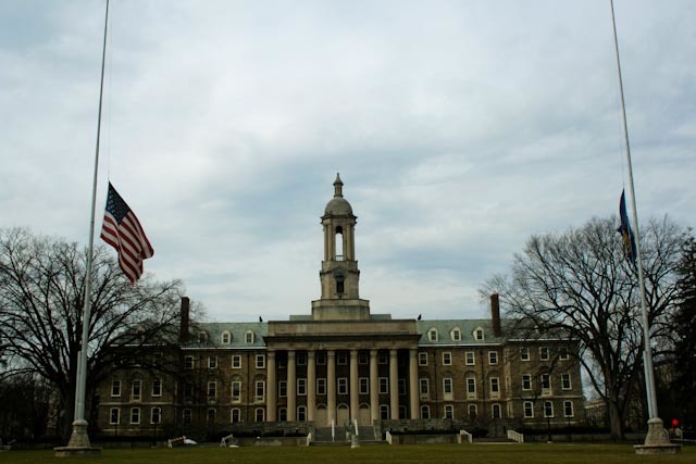 Why Is the Flag on Old Main Lawn at Half-Staff?
