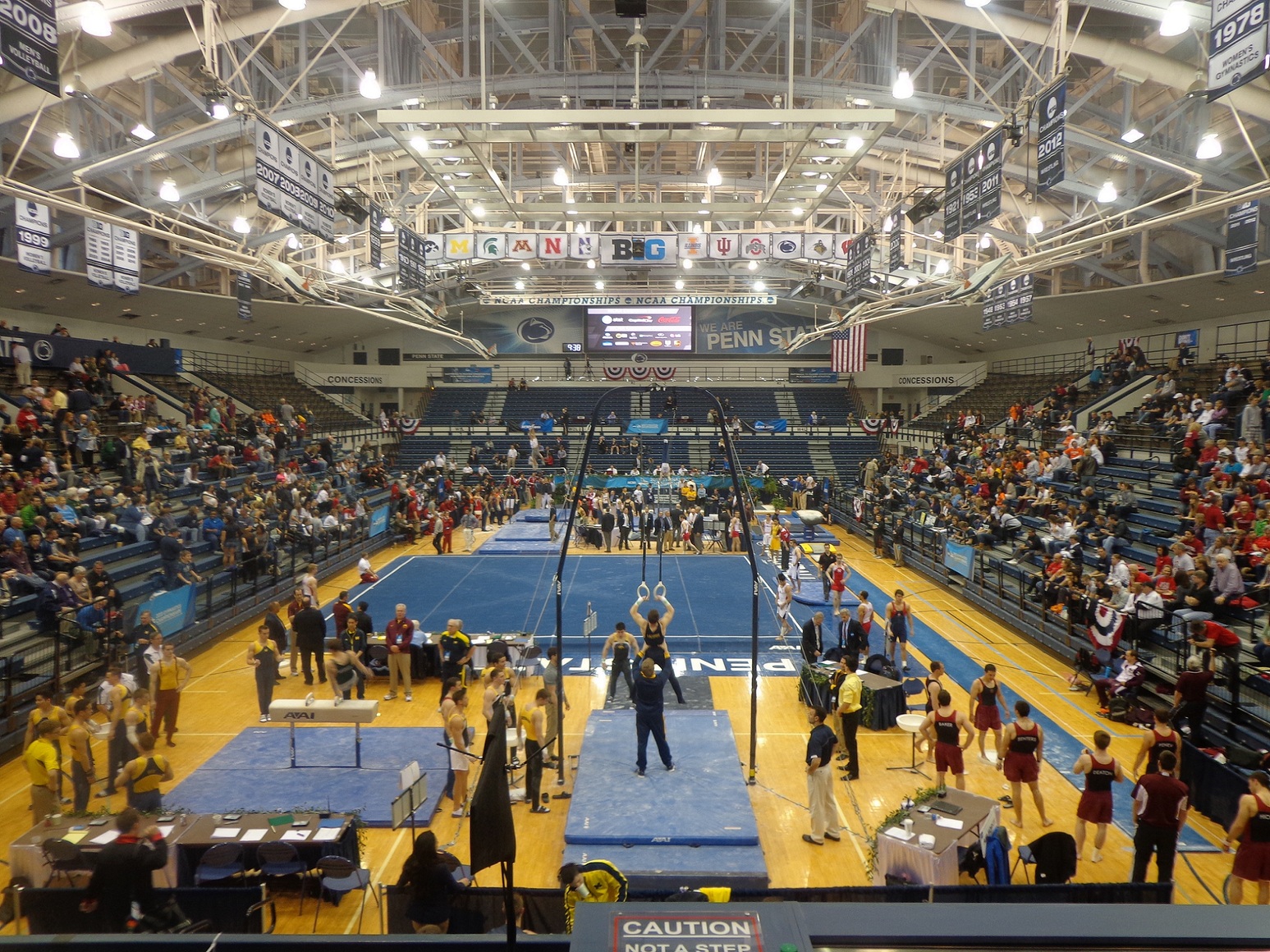 Men's Gymnastics to Face Temple for Last Time