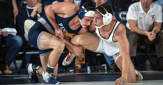 Wrestling Cruises to 38-3 win in Big Ten Opener