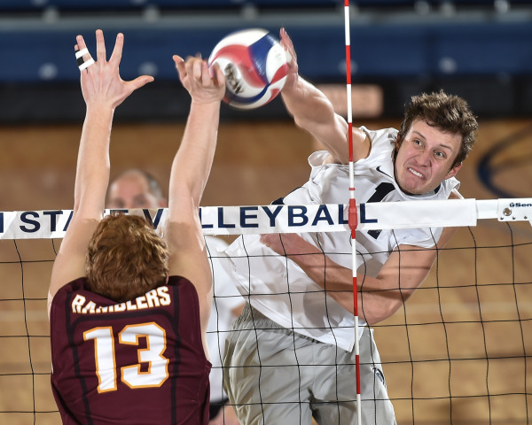 Men's Volleyball Falls Short In Comeback Against No. 1 Loyola