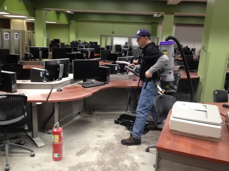 Electrical Fire Extinguished By Student In Pollock Computer Lab