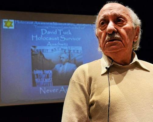 Holocaust Survivor David Tuck To Speak On Campus