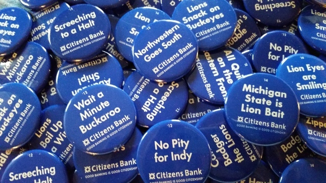 Penn State Game-Day Football Buttons To Feature Throwback Slogans