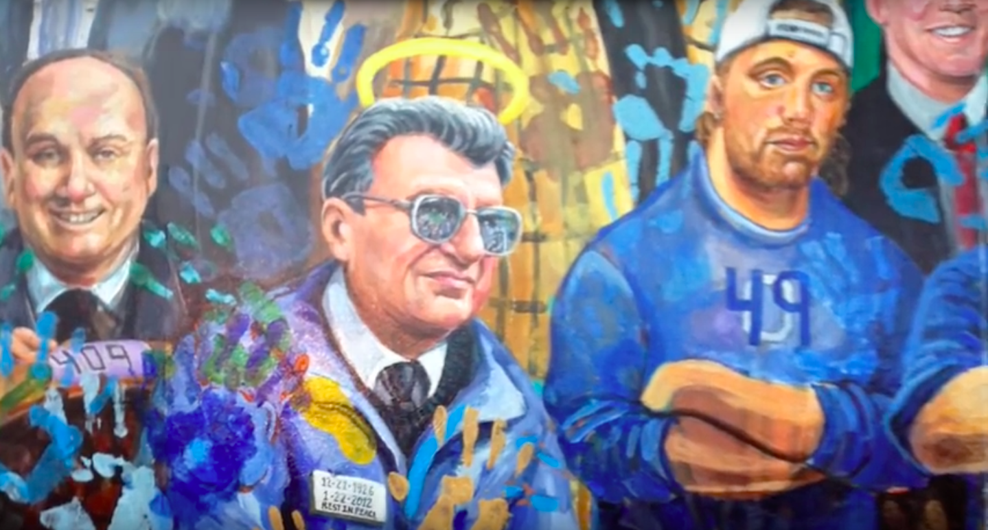 Pilato Paints Back Halos to Inspiration Mural | Onward State