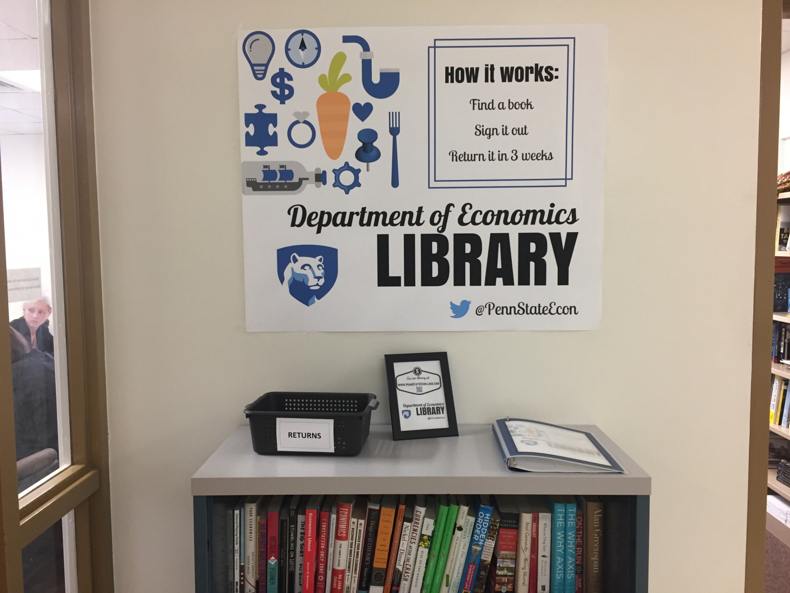 Penn State Economics Professors Create Department of Economics Library