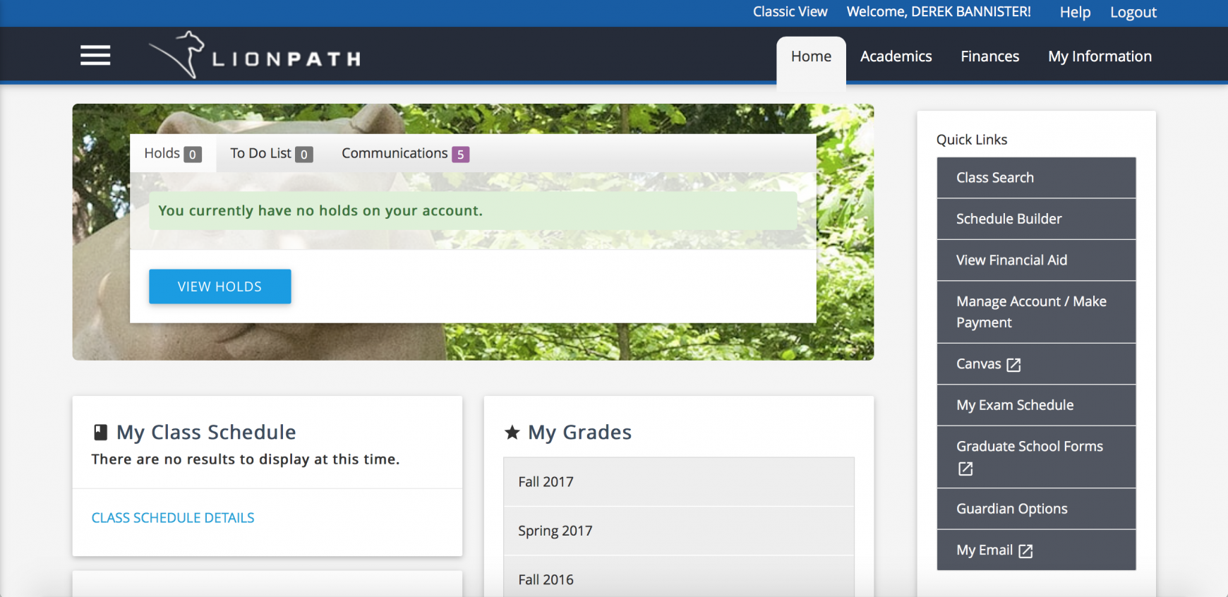 Improved LionPath Interface Rolled Out | Onward State