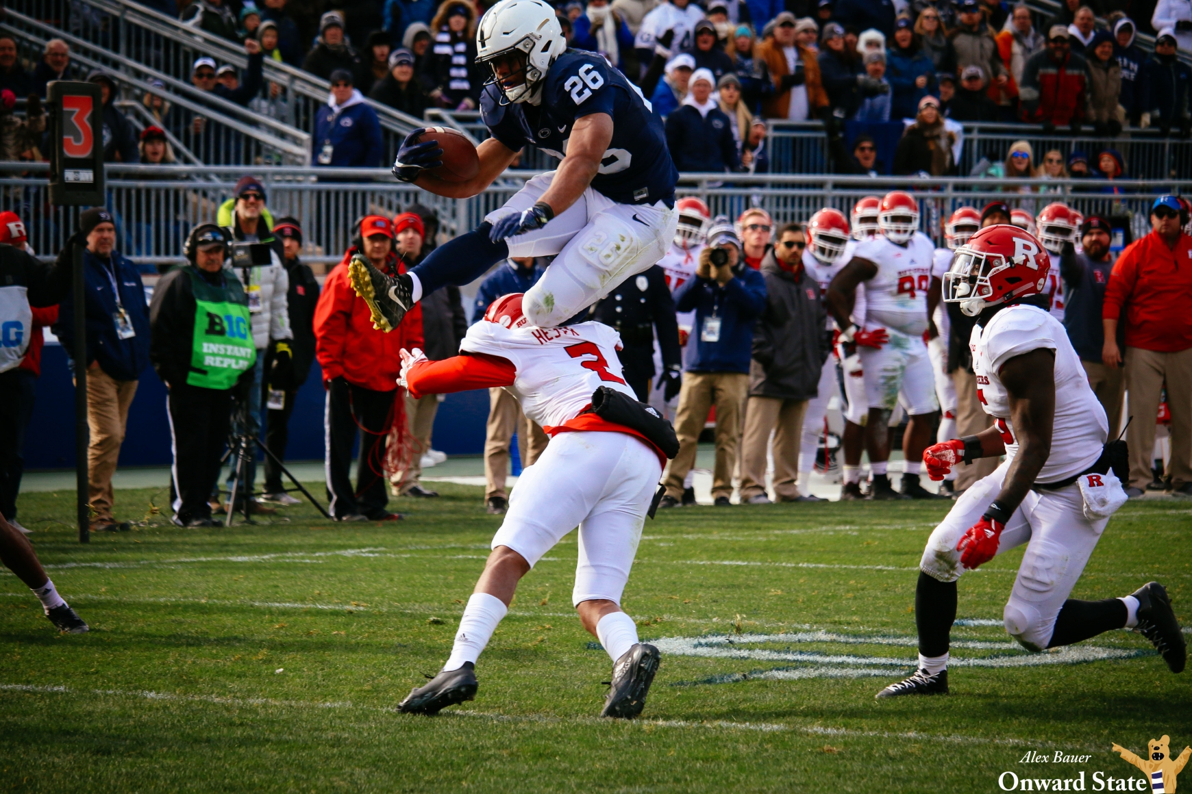 Saquon Barkley's Backward Hurdle Added To Madden NFL 25 | Onward State