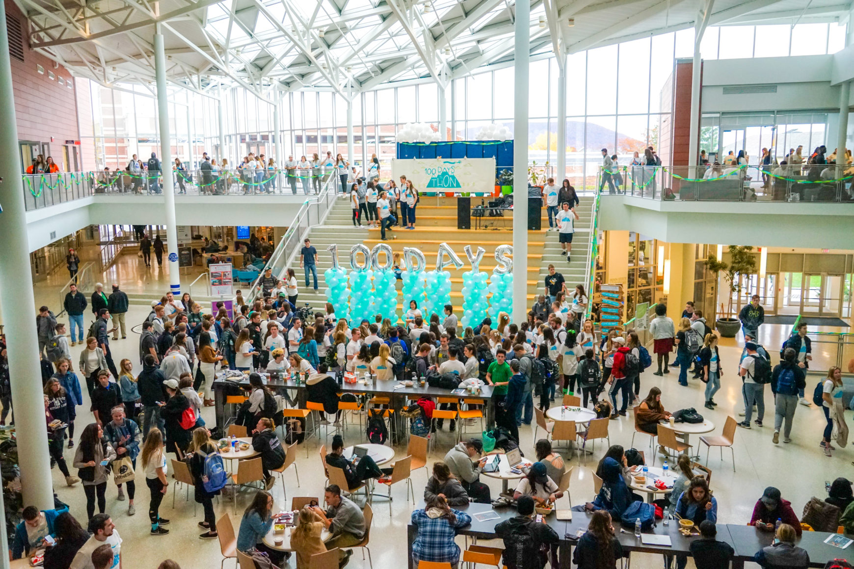 [Photo Story] THON Celebrates 100 Days Until Dancers Stand | Onward State