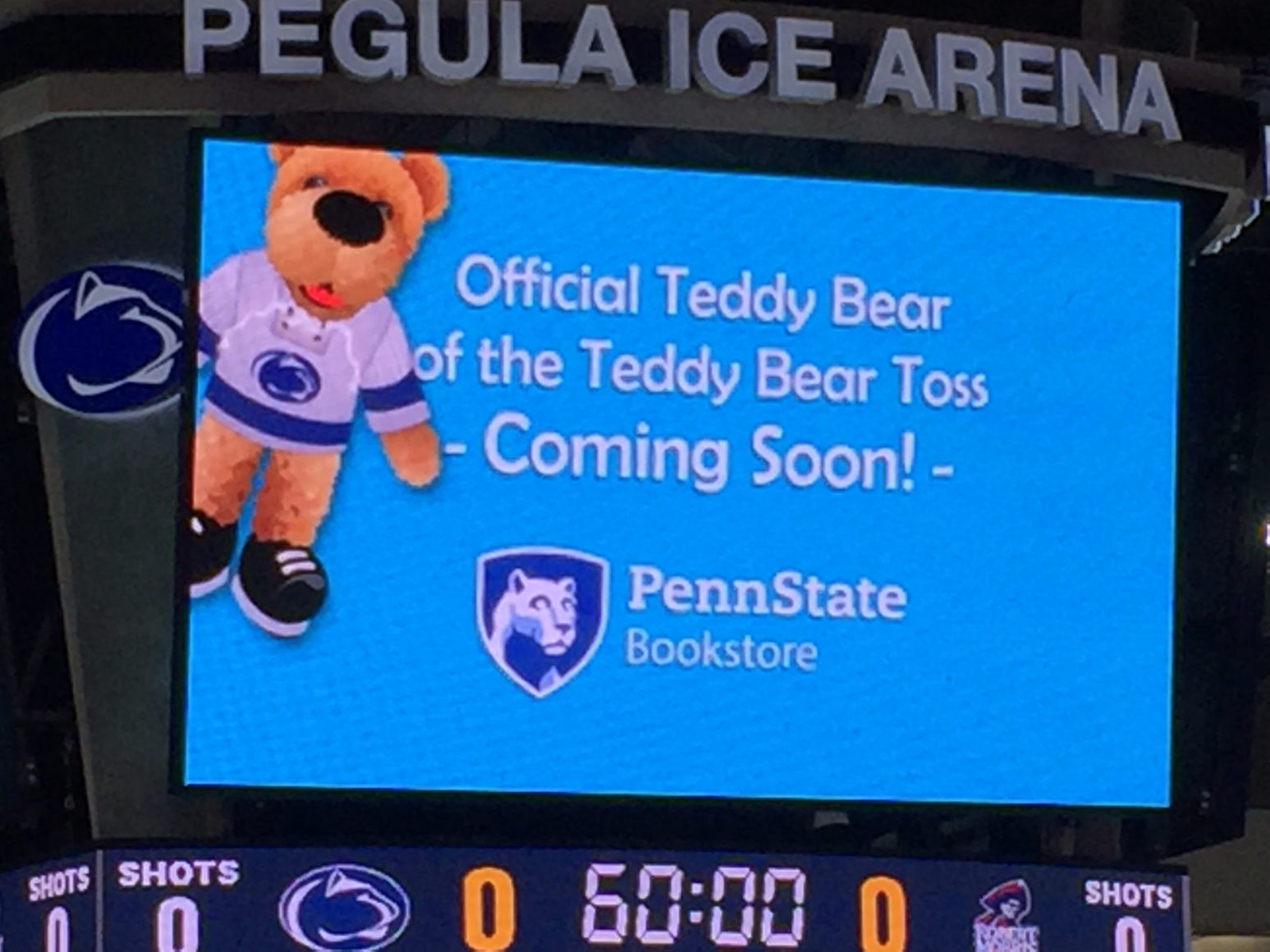 Penn State Hockey To Sell Official Teddy Bear Ahead Of THON Teddy Bear ...