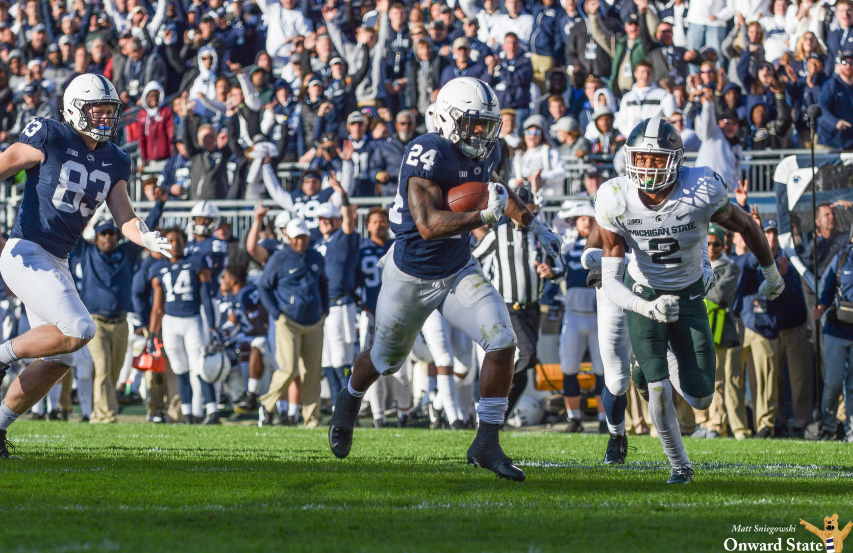 Penn Staters Go Crazy For Miles Sanders Becoming A Philadelphia Eagle ...