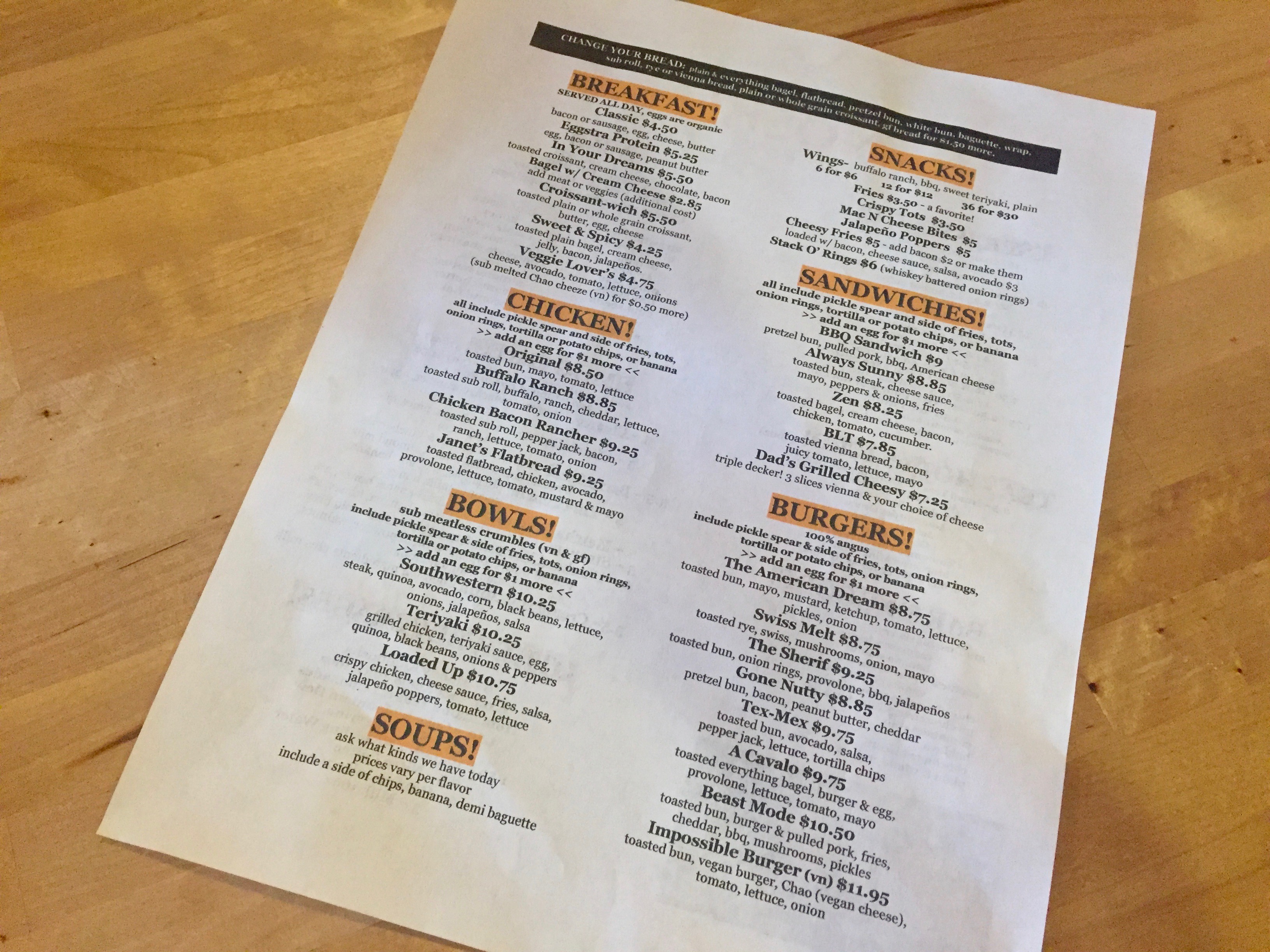 OS Reviews: Nosh Cafe & Grill | Onward State