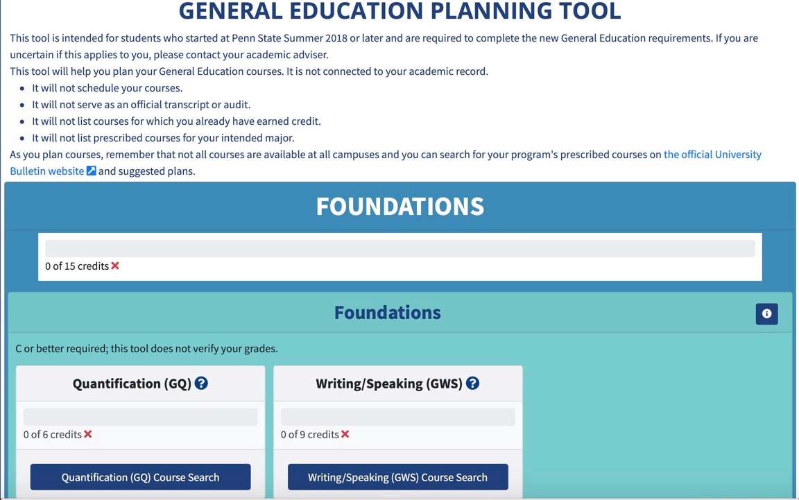 New Gen Ed Planning Tool Introduced | Onward State