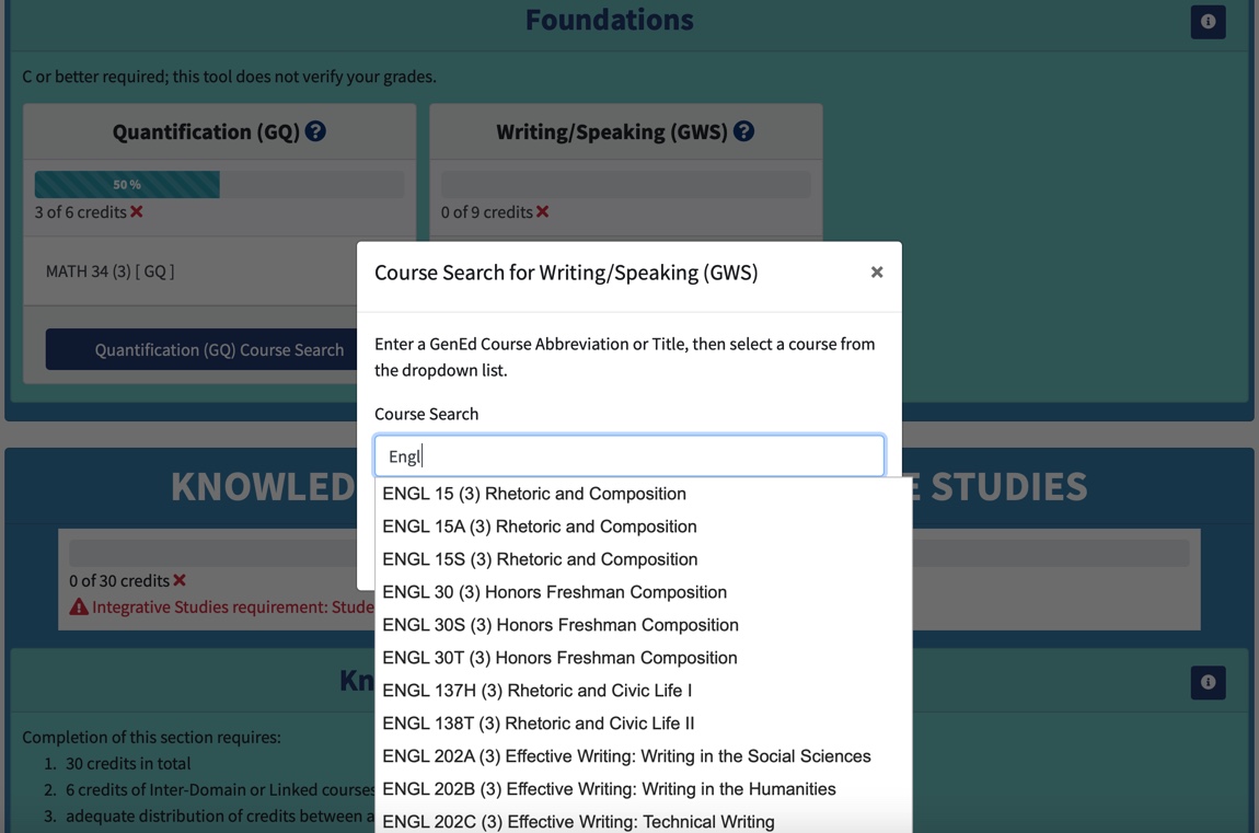 New Gen Ed Planning Tool Introduced | Onward State