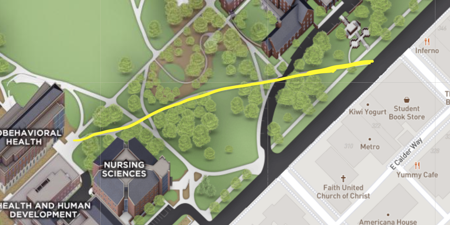 On The Diagonal: The Best Paths To Take On Penn State's Campus | Onward ...