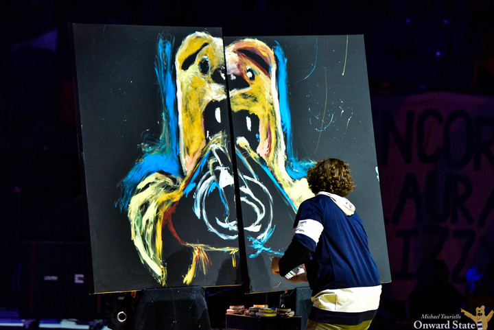 Speed-Painter Cody Sabol Shocks Crowd With Nittany Lion Painting At ...