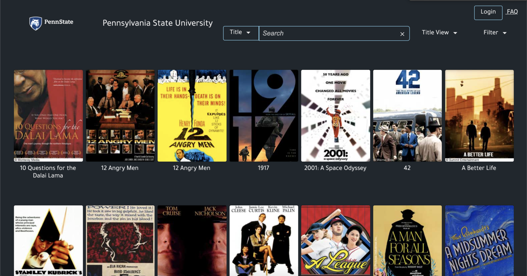 Hundreds Of Films Available For Free Through Penn State Libraries ...