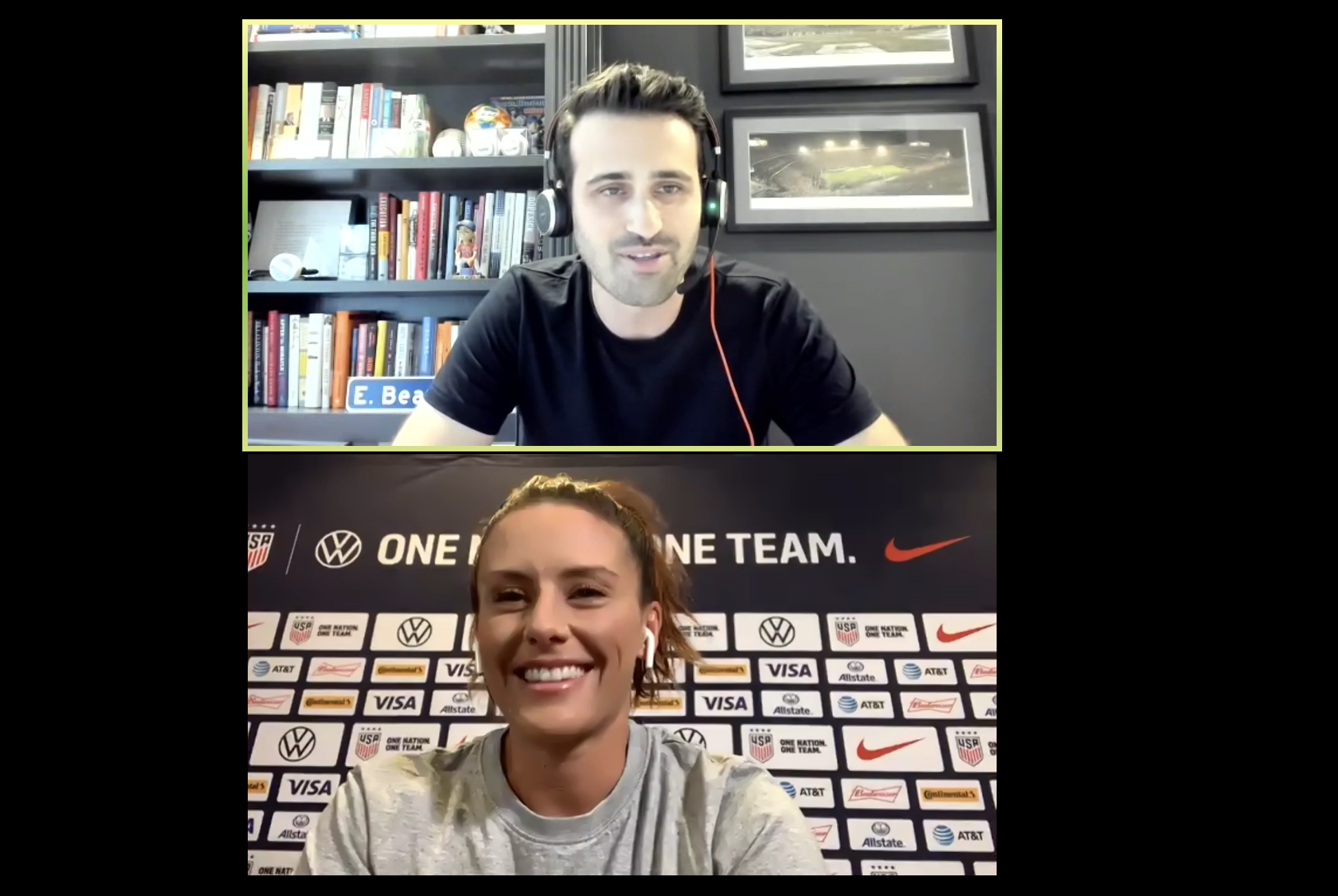 Ali Krieger, Alum Andrew Moses Discuss Leadership & Success On Live ...