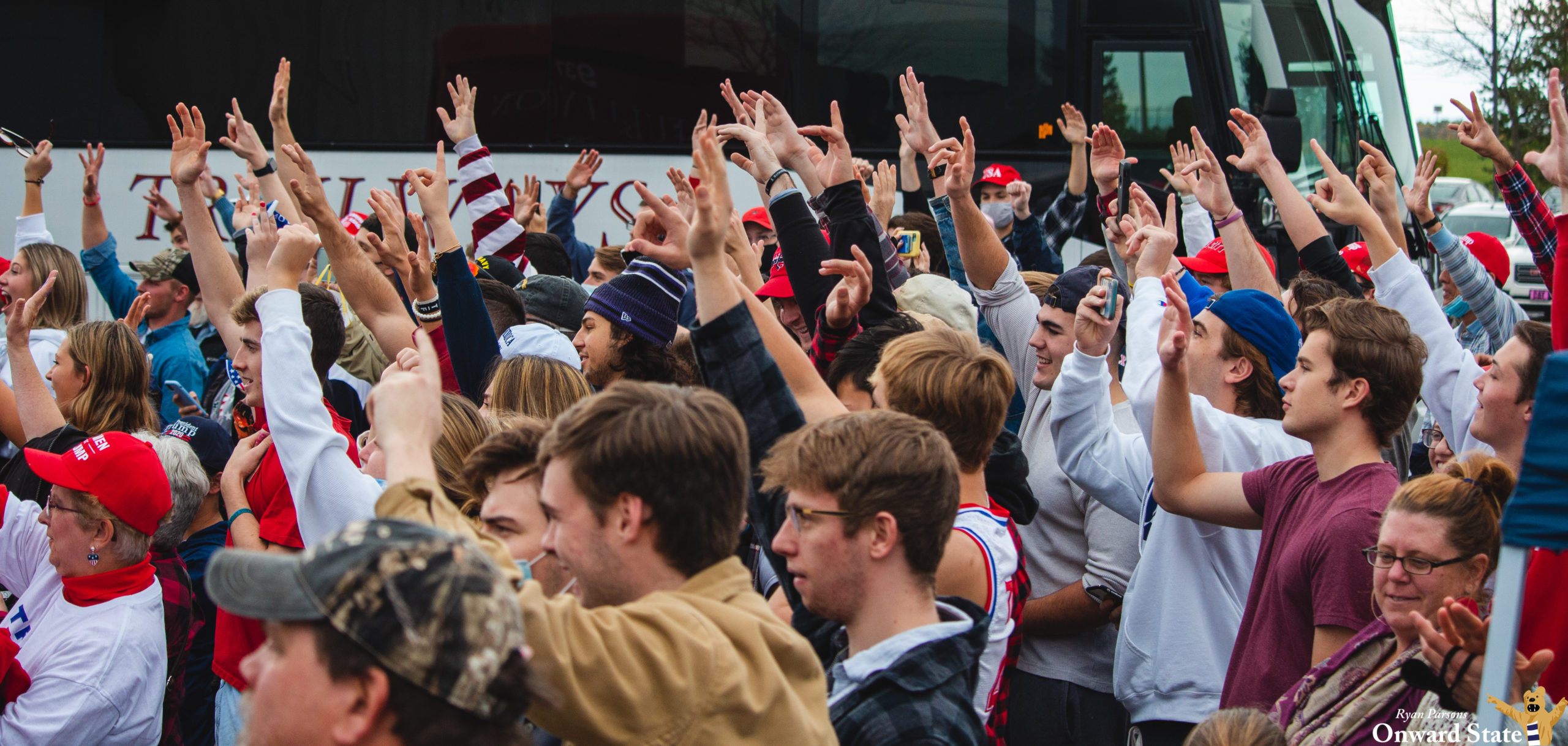 [Photo Story] State College Crowd Gathers For Donald Trump Jr. Rally ...