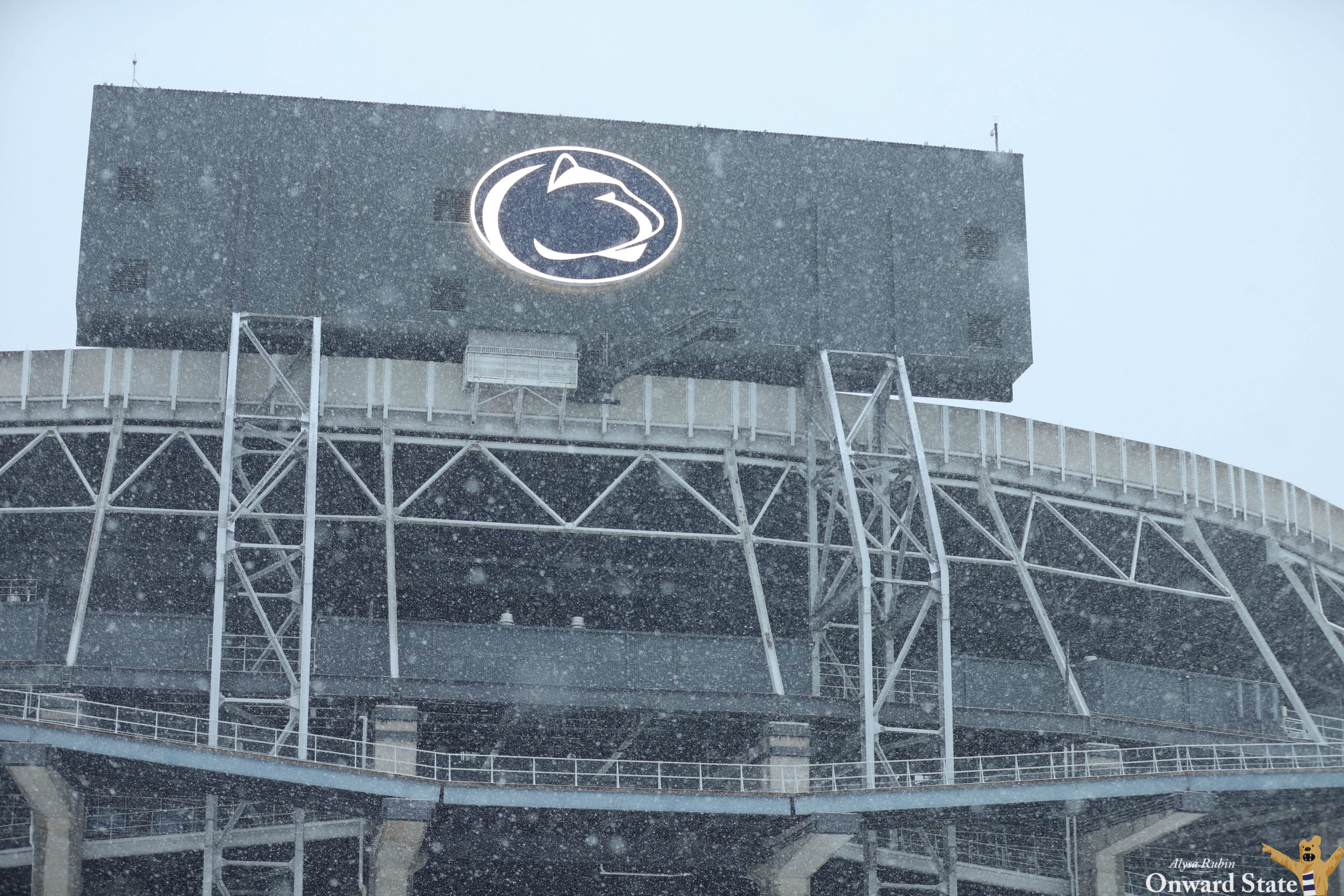 [Photo Story] Penn State Faces White Out Conditions | Onward State