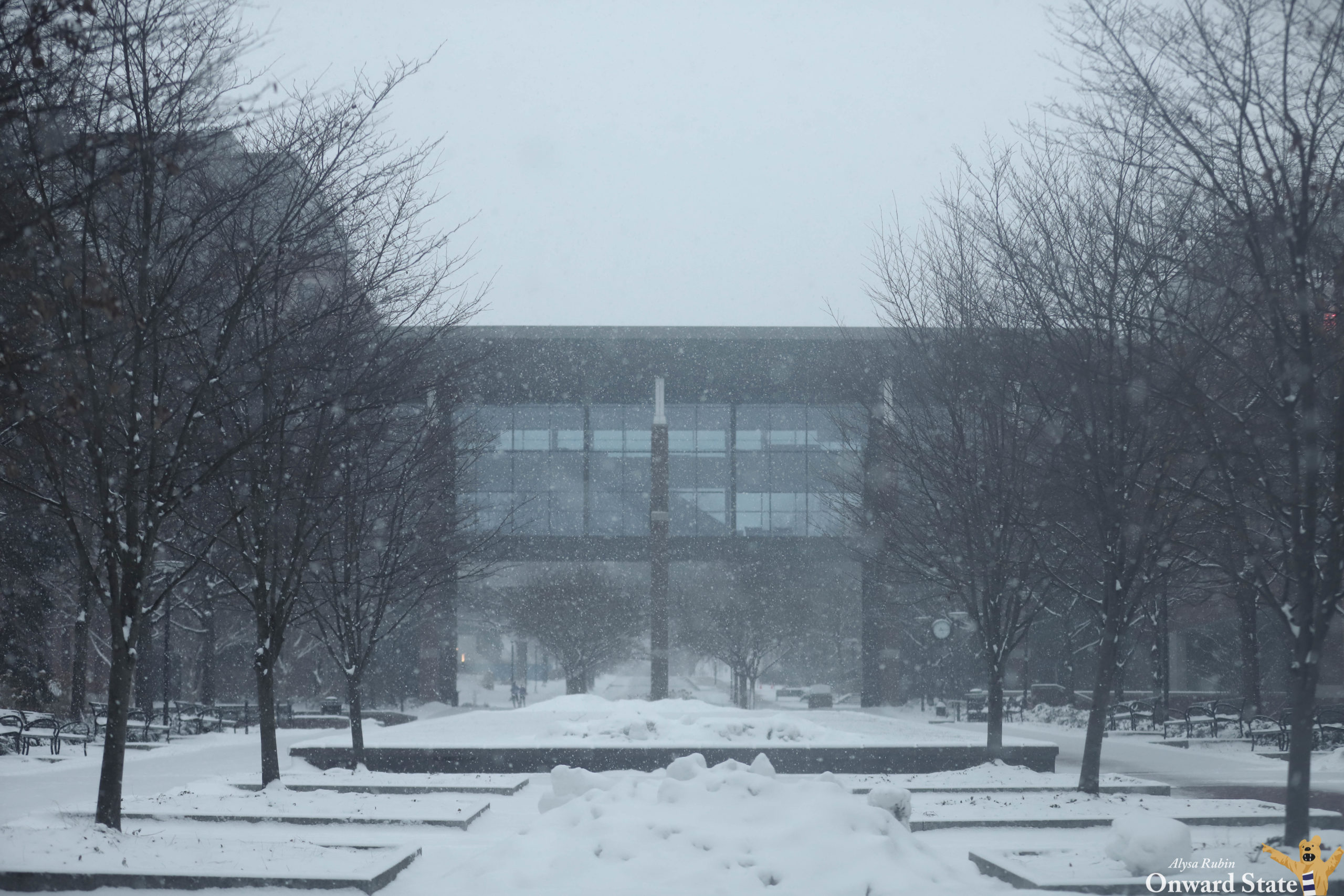 [Photo Story] Penn State Faces White Out Conditions | Onward State