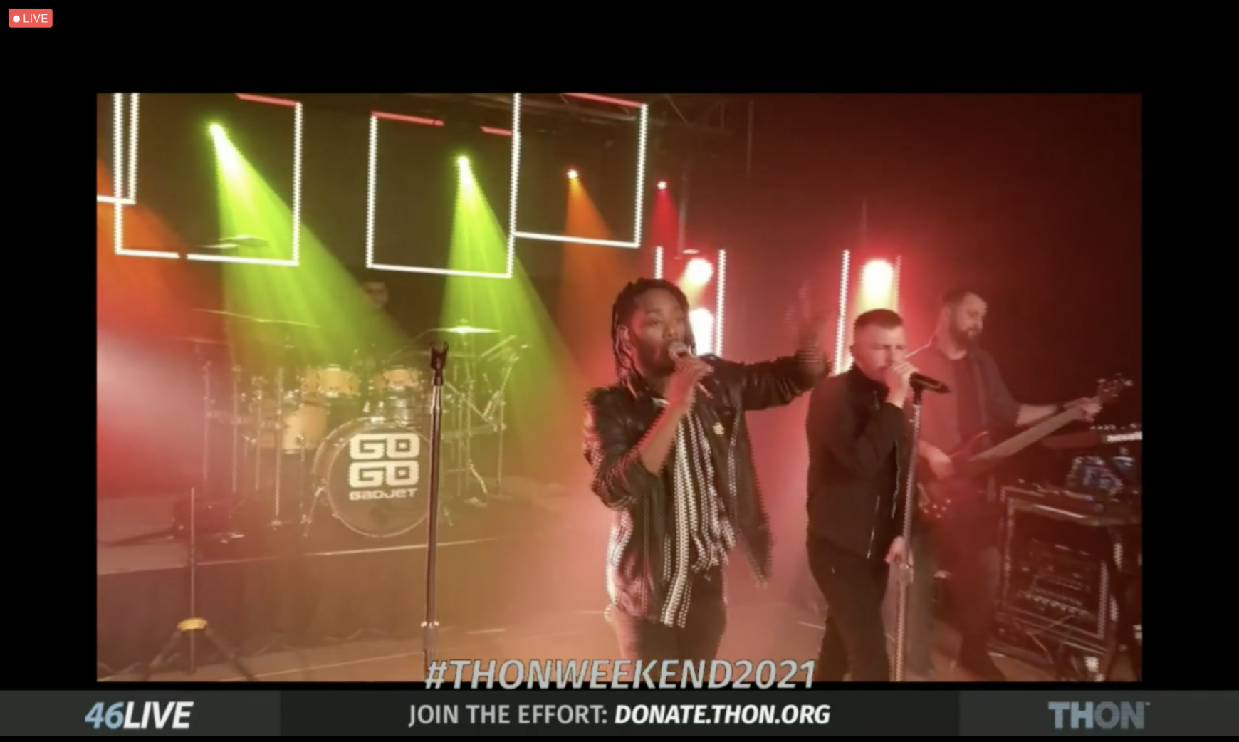 'Go Go Gadjet' Rocks THON Livestream During Final-Hour Performance ...