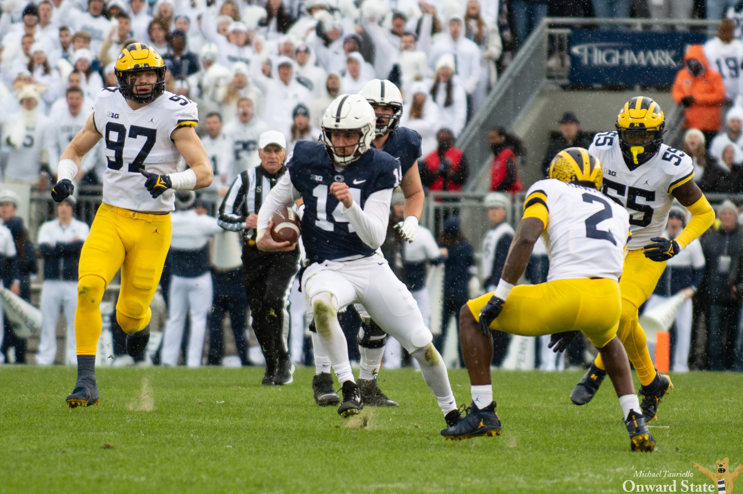 The Back-And-Forth Rivalry Between Penn State Football & Michigan ...