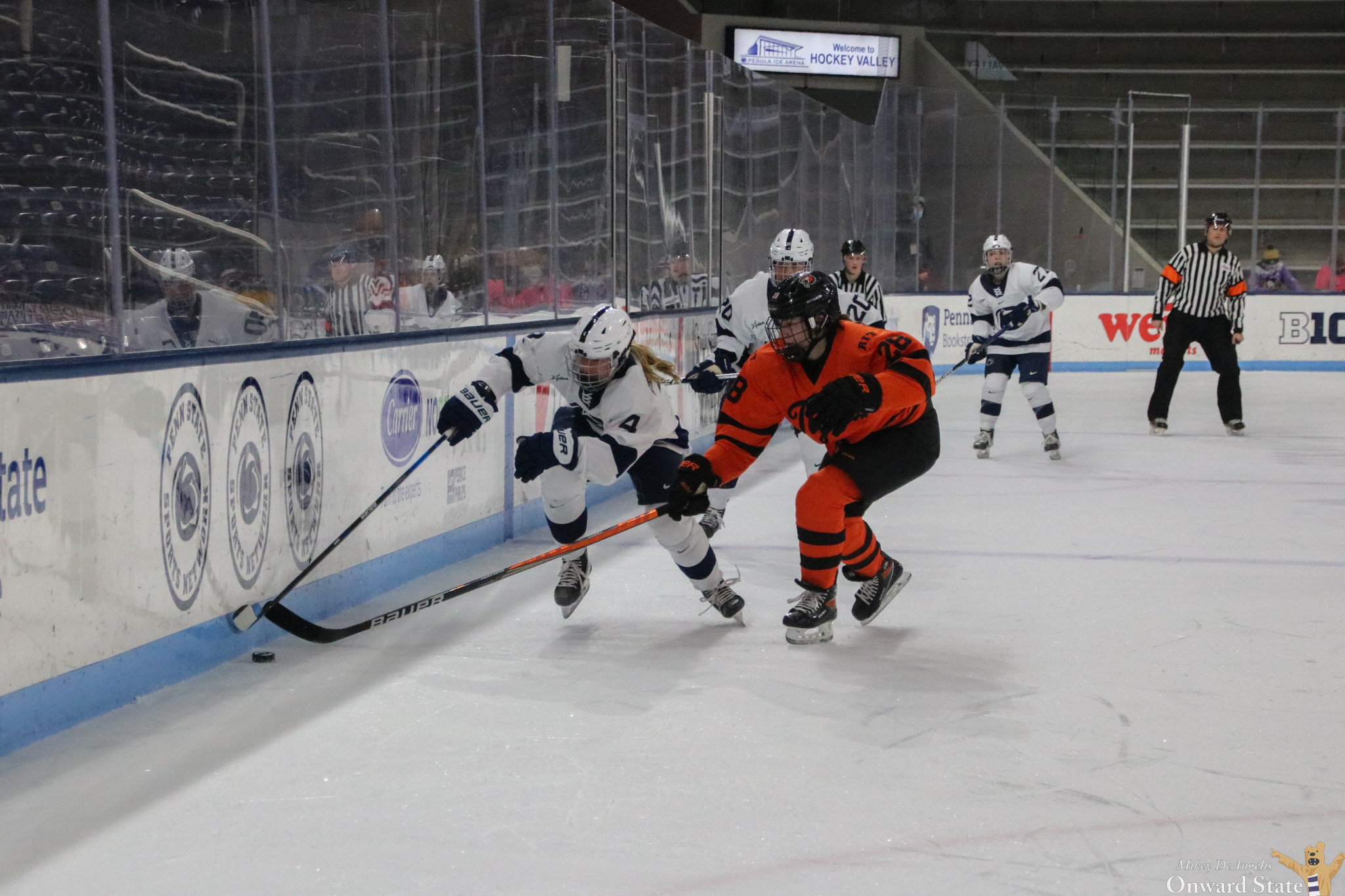 No. 9 Penn State Women's Hockey Clinches Sweep Over With RIT 2-1 Win ...