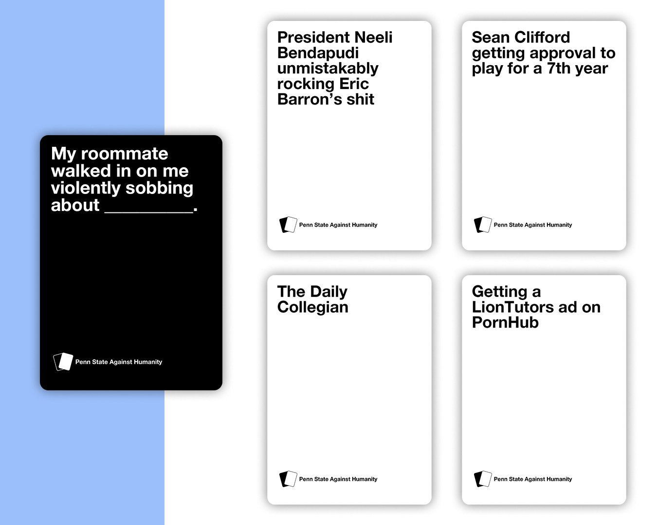 OS Creates Penn State Cards Against Humanity Onward State