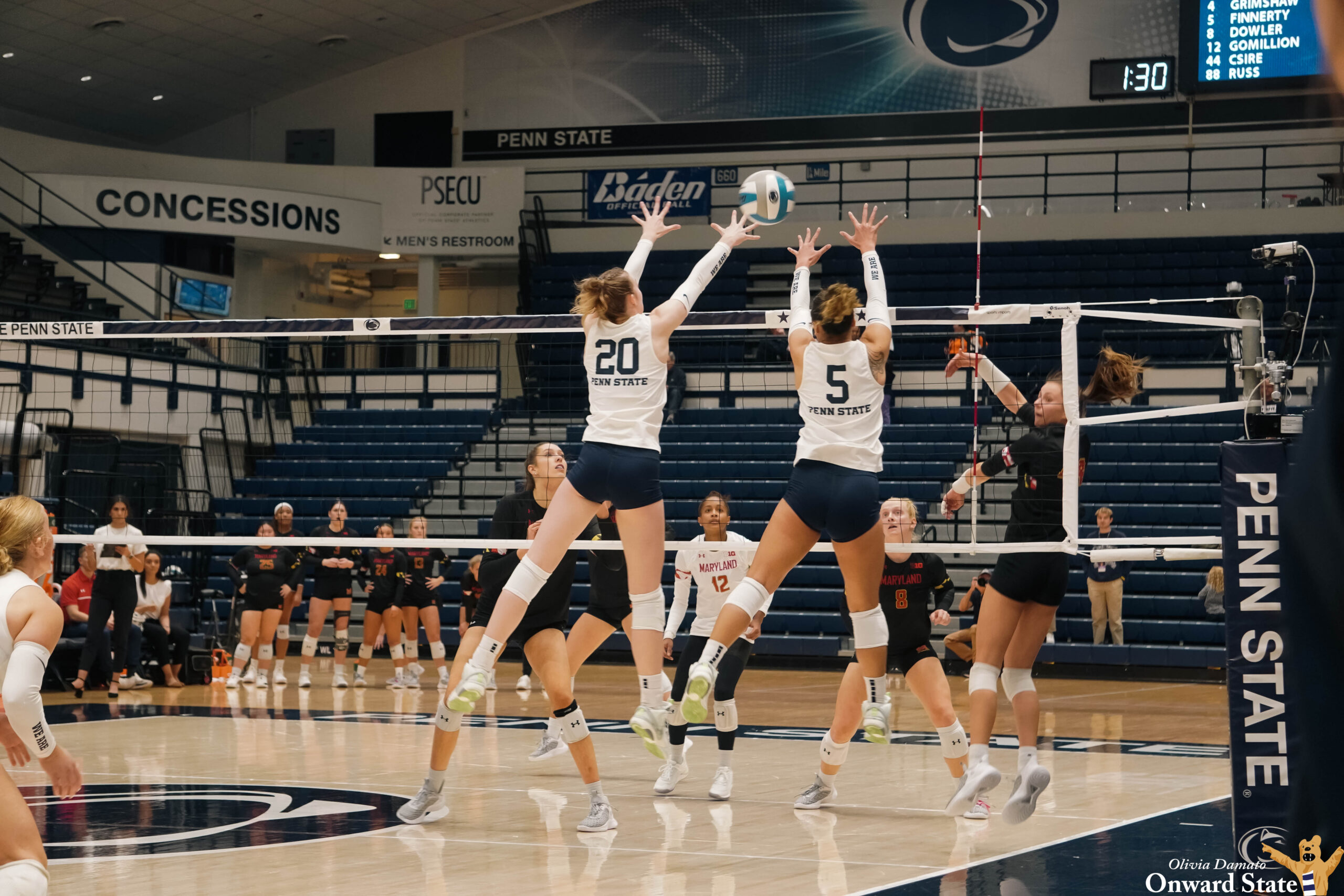 No. 16 Penn State Women's Volleyball Sweeps Indiana In Straight Sets ...