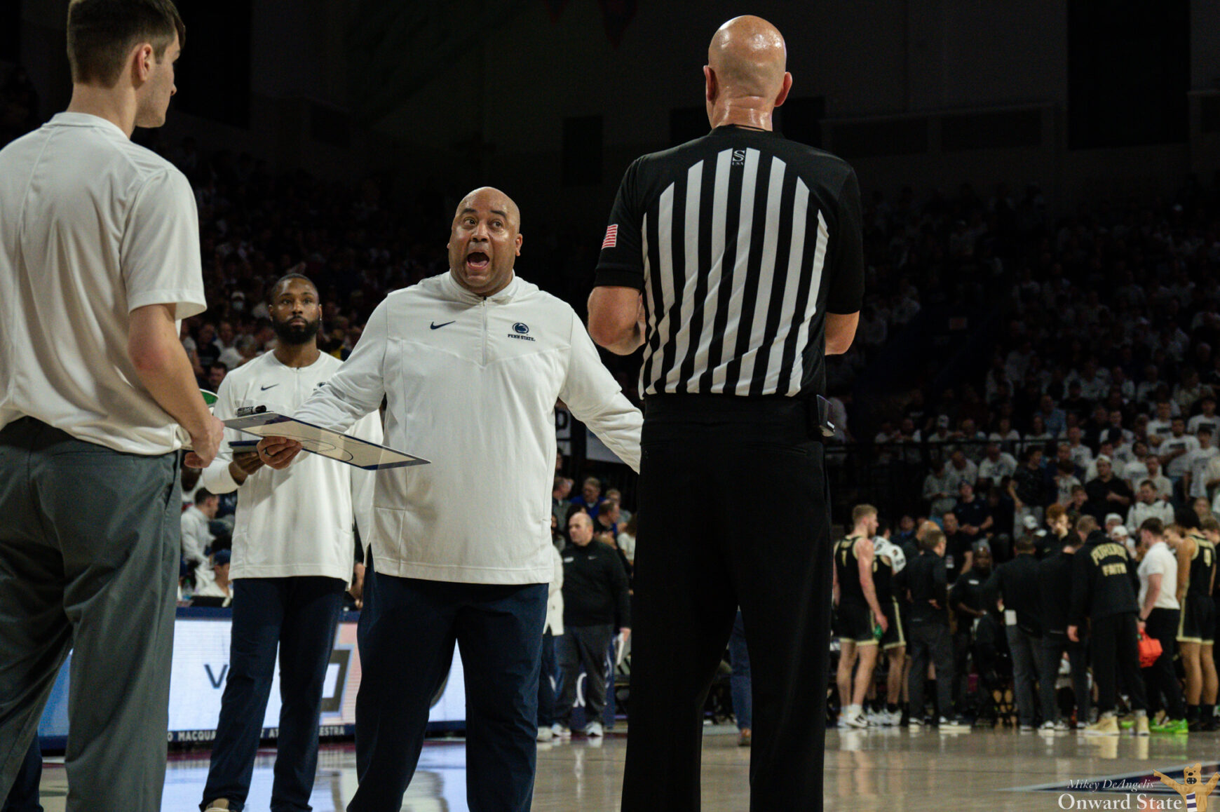 Penn State Hoops' Micah Shrewsberry 'Frustrated' With Officiating ...