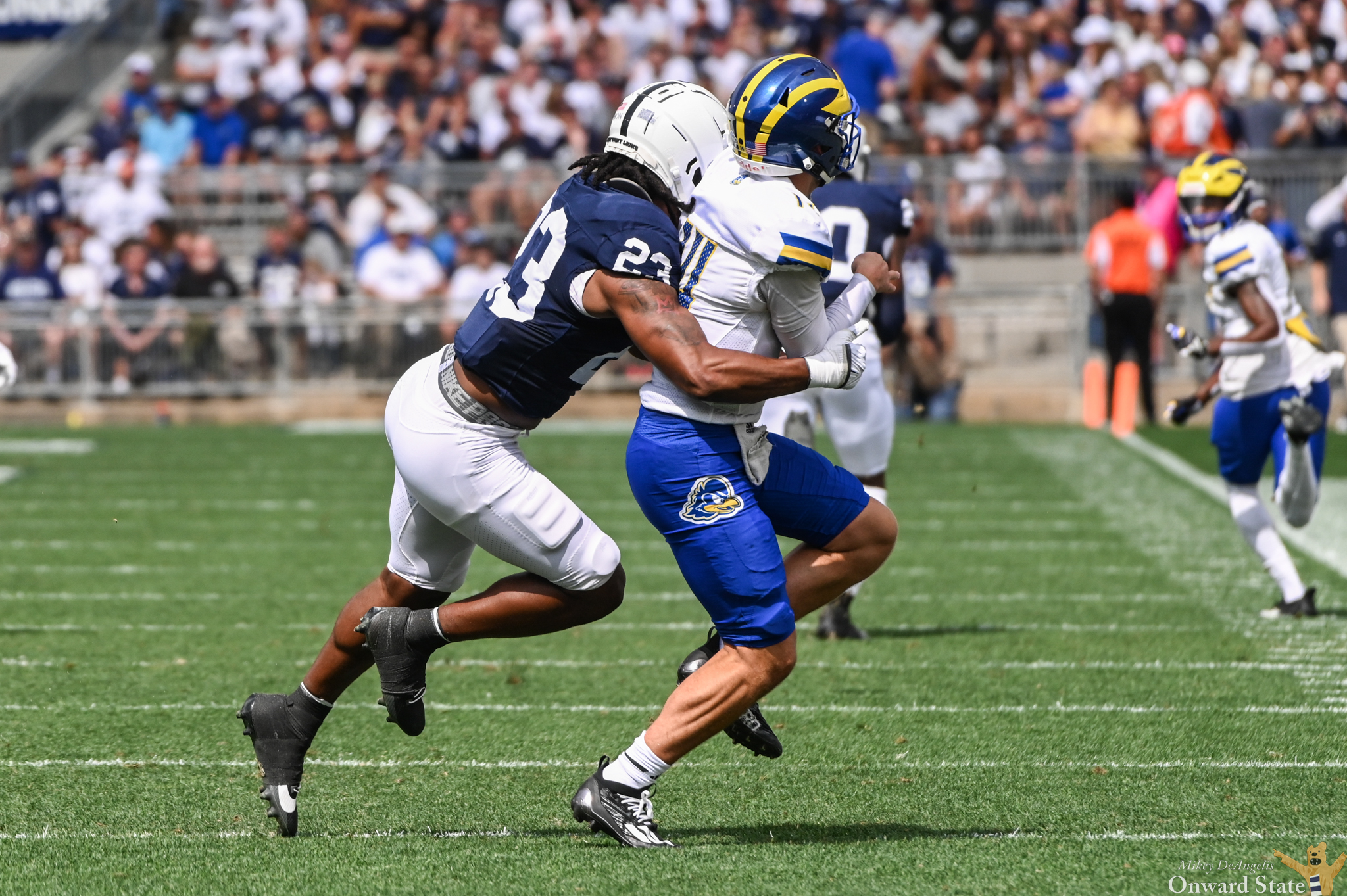 Penn State Football's Defense Frustrates Delaware In Blowout Victory ...