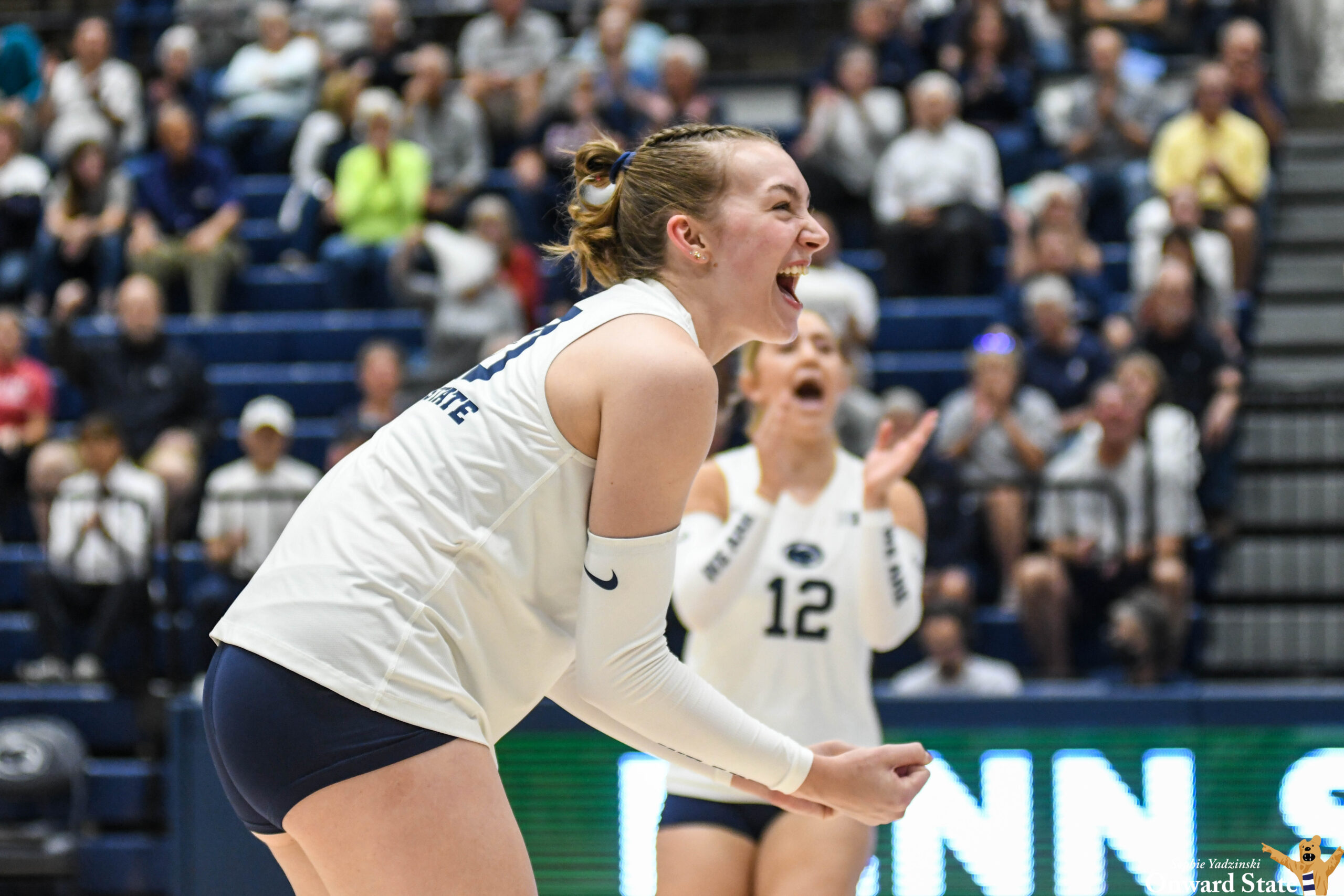 No. 13 Penn State Women's Volleyball Defeats Seton Hall In Four Sets ...