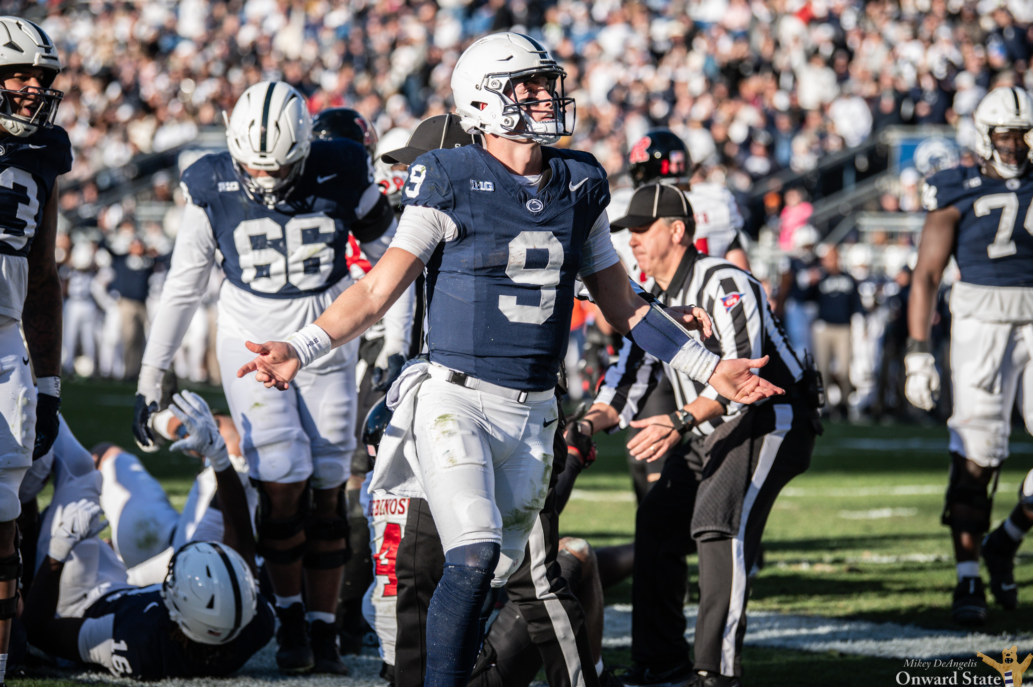 Beau Pribula's Legs Propel Penn State Football To Victory Over Rutgers ...