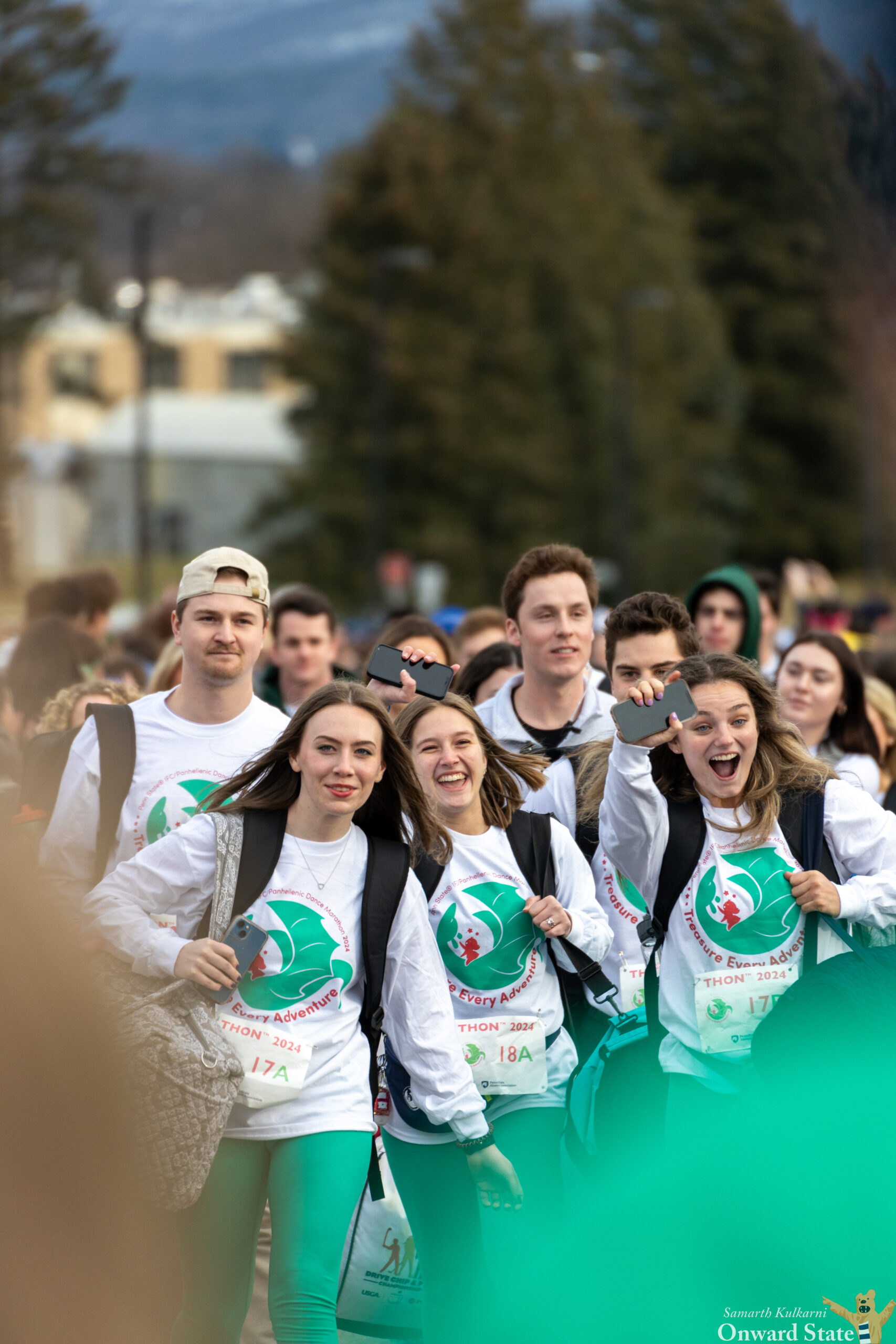[Photo Story] Human Tunnel Welcomes THON 2024 Dancers | Onward State