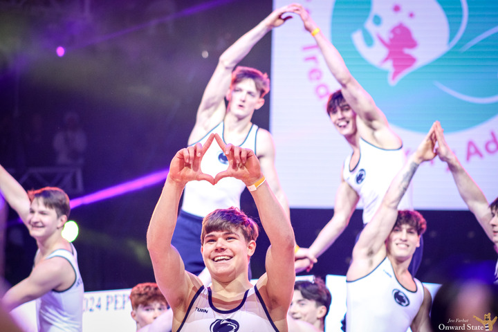 Men's Gymnastics Crowned Champion At THON 2024 Pep Rally | Onward State