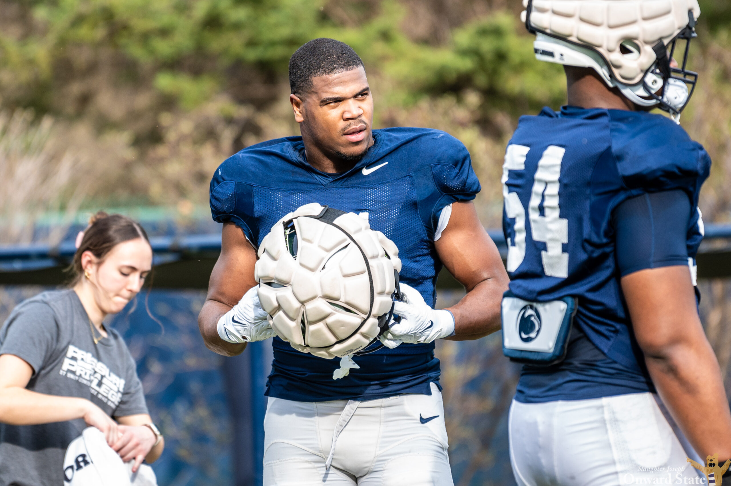 Abdul Carter Progressing In New Defensive End Role For Penn State ...
