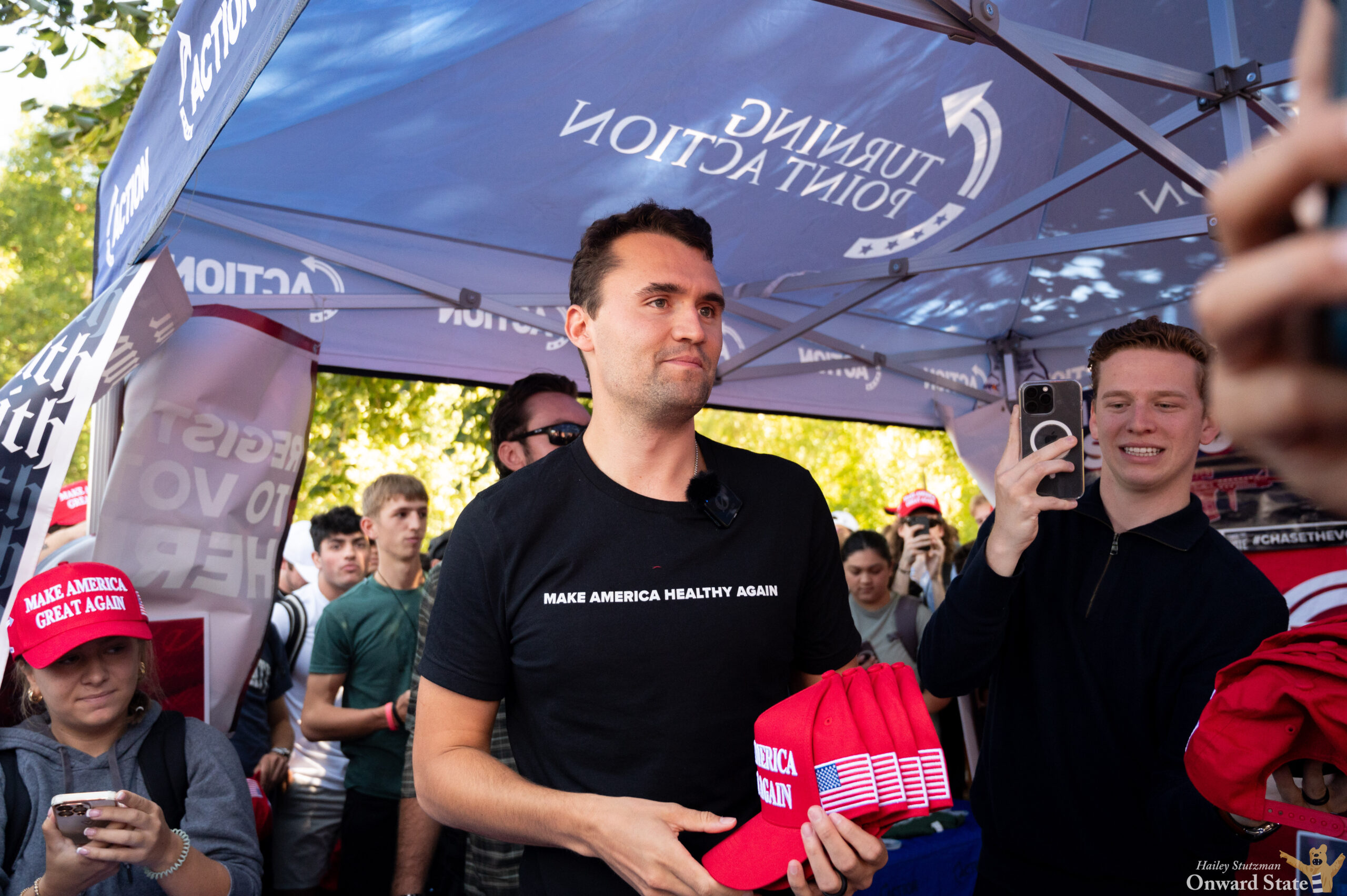 Turning Point USA Tour Draws Hundreds Of Supporters & Protesters To ...