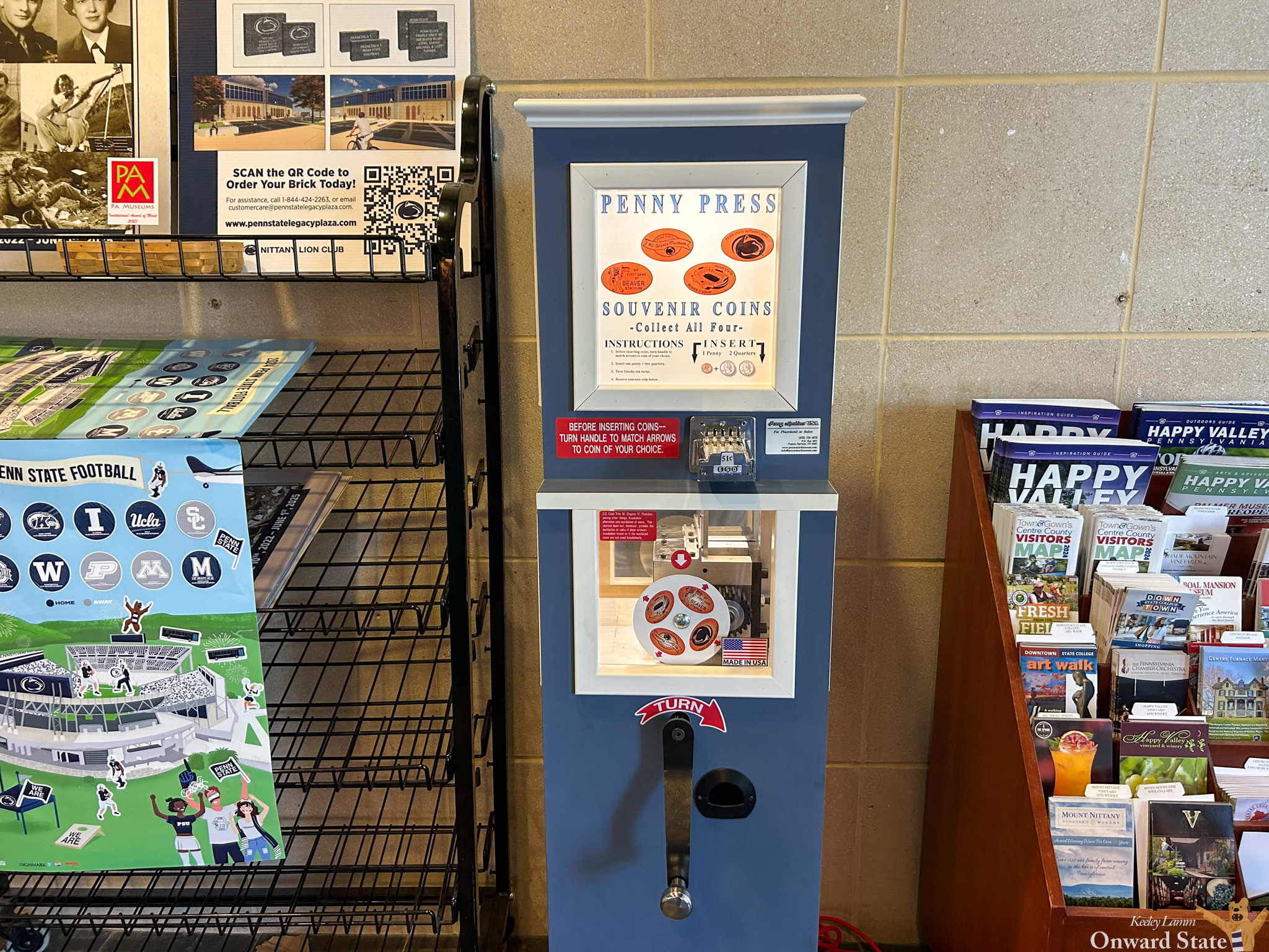 Penn State All-Sports Museum Launches Penn State-Themed Pressed-Penny ...
