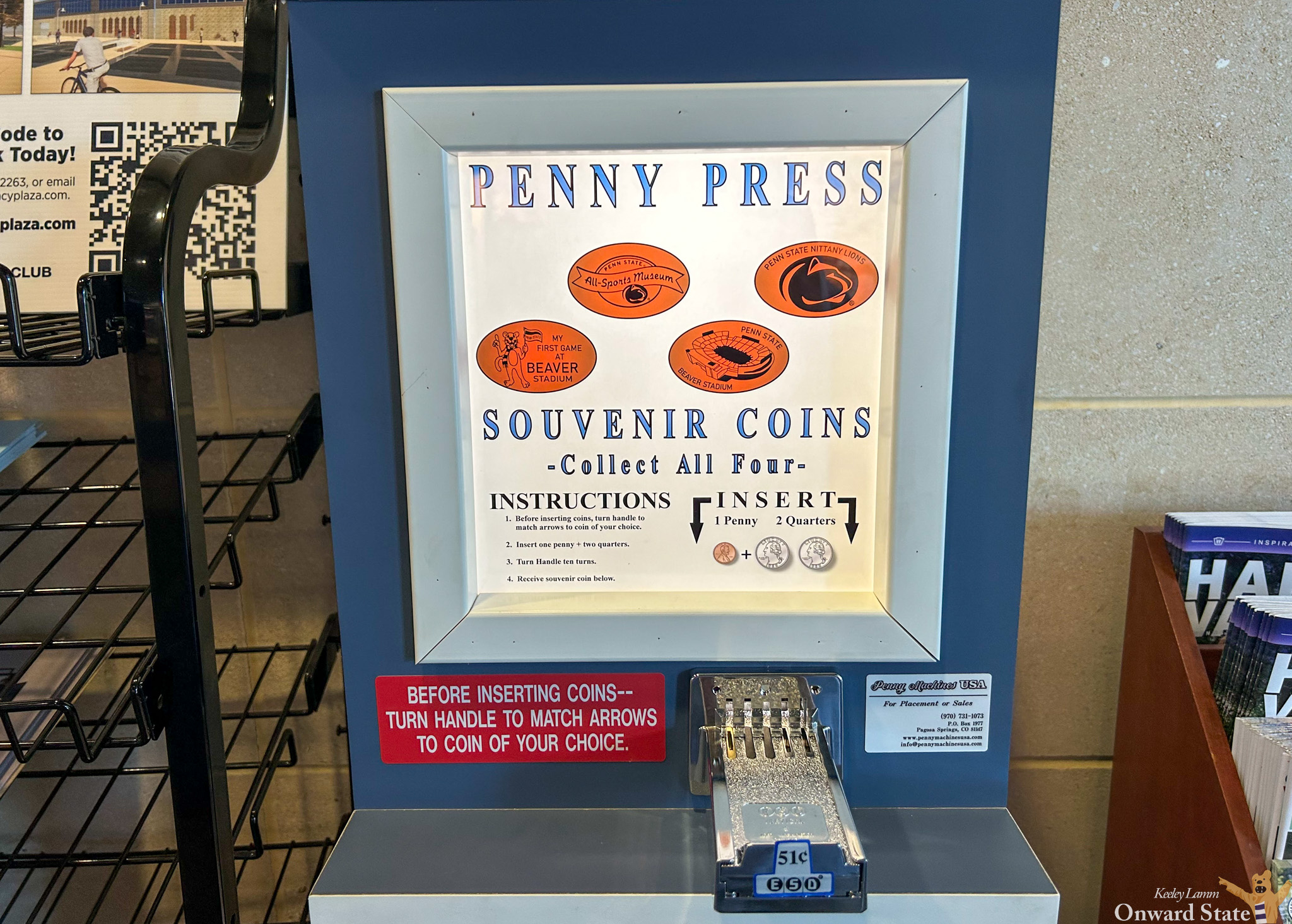 Penn State All-Sports Museum Launches Penn State-Themed Pressed-Penny ...