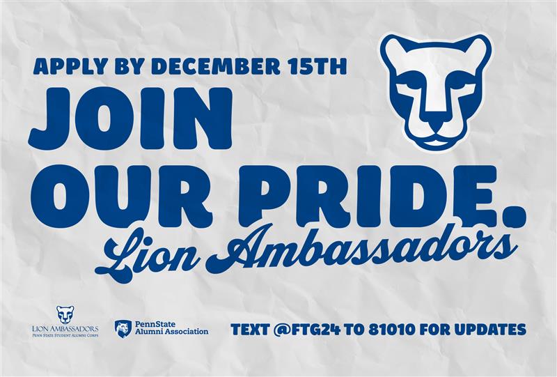 Applications Now Open to Join the Lion Ambassadors | Onward State