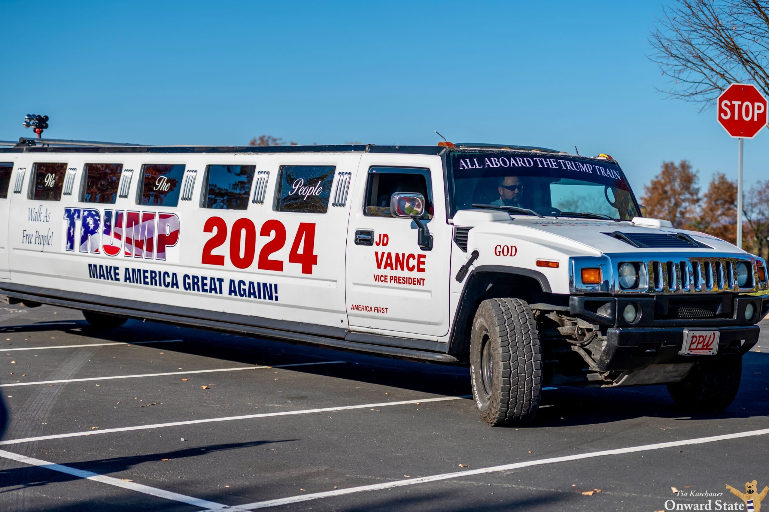 'Team Trump Bus Tour' Rallies Students & Locals At Medlar Field At ...
