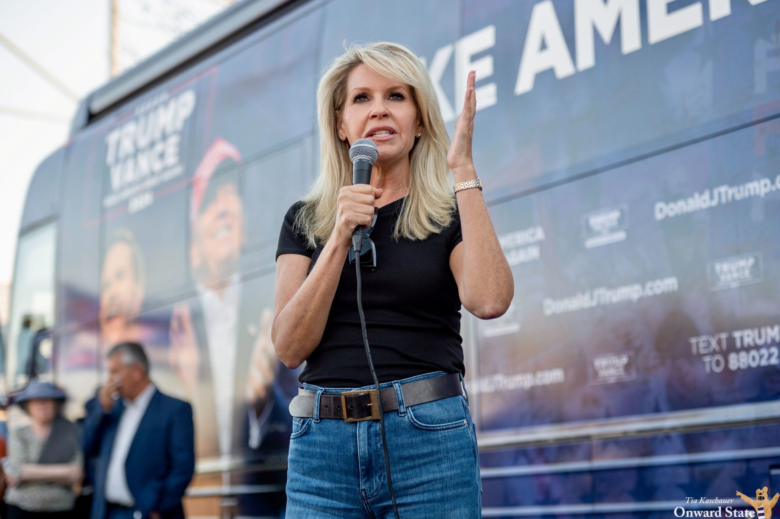 'Team Trump Bus Tour' Rallies Students & Locals At Medlar Field At ...