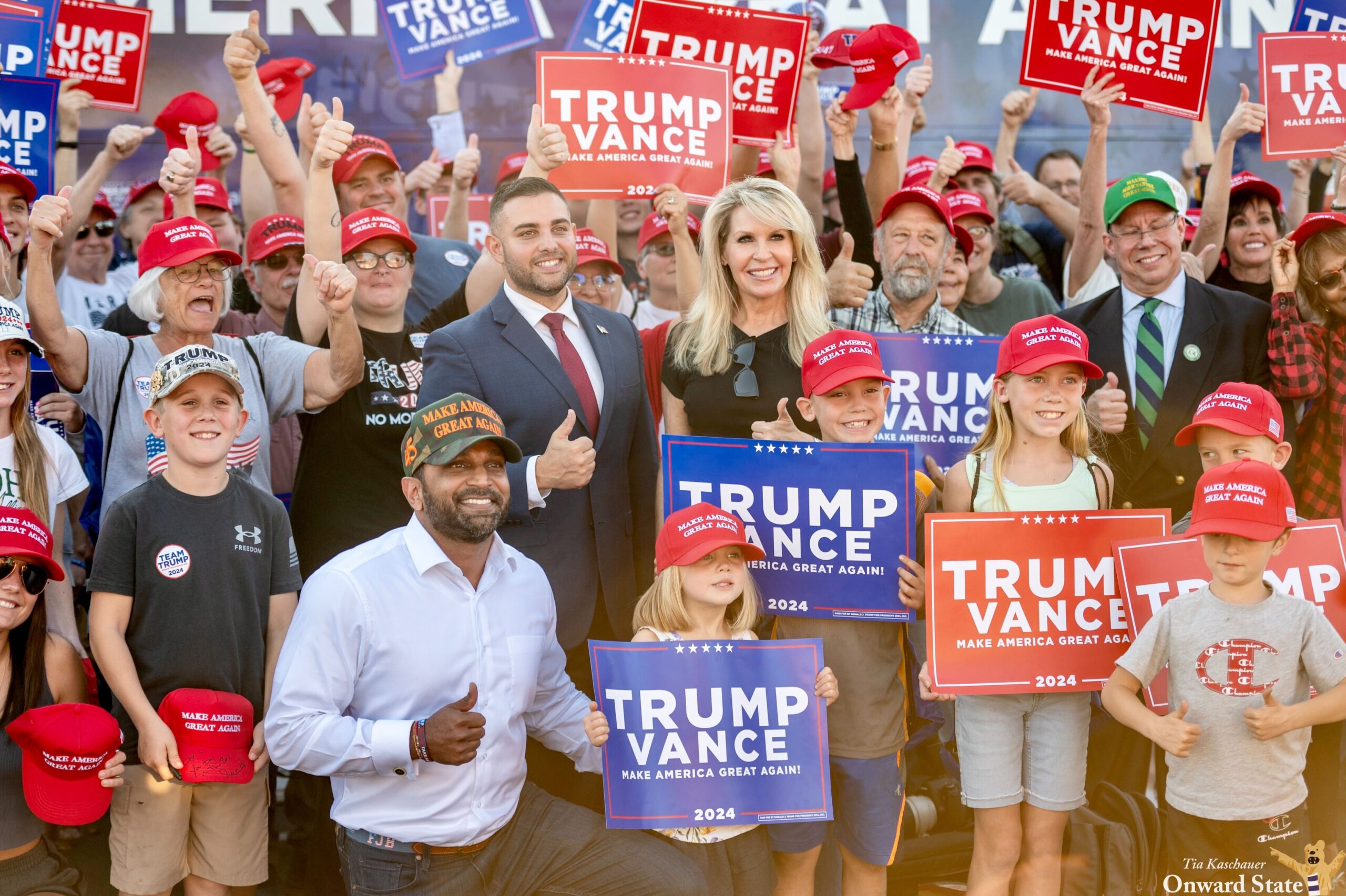 'Team Trump Bus Tour' Rallies Students & Locals At Medlar Field At ...