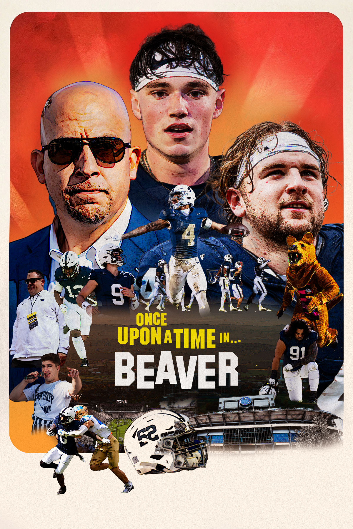 Designing Penn State Football-Themed Movie Posters For Famous Los ...