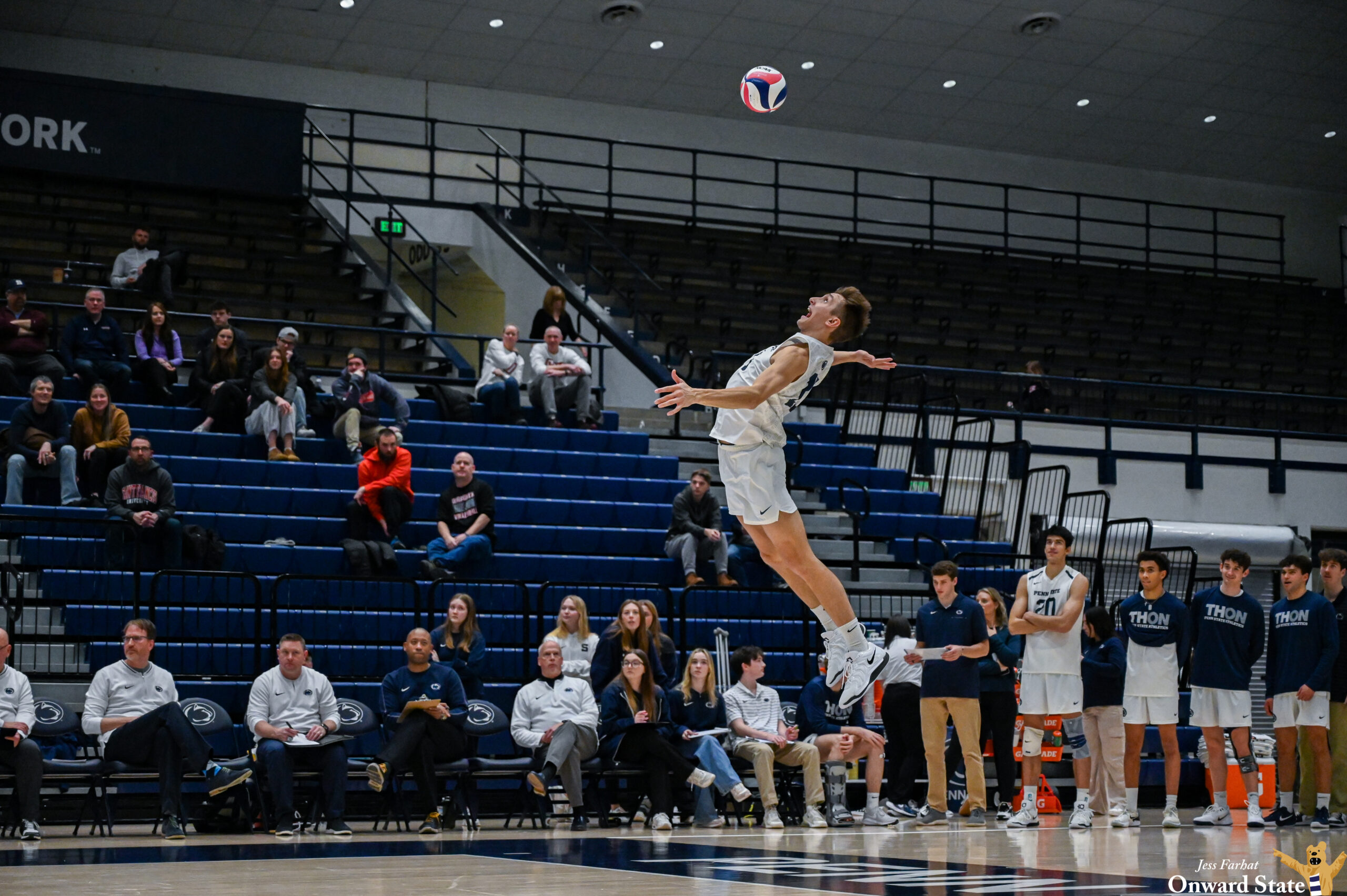 Penn State Men's Volleyball Sweeps Charleston 3-0 In White Out Win ...