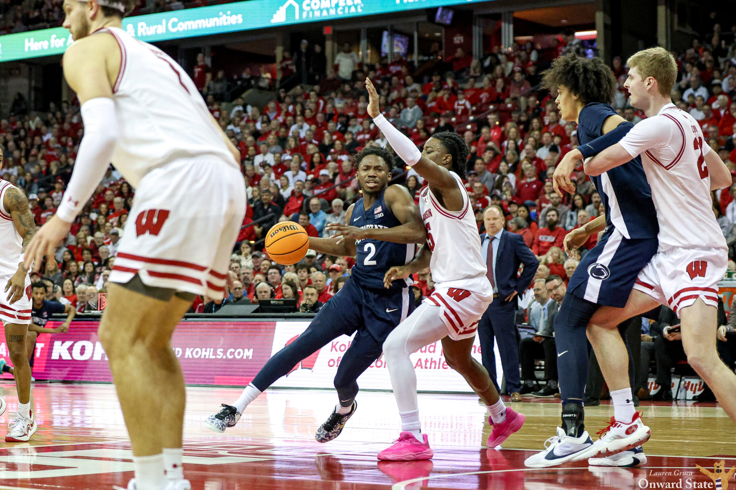 Penn State Hoops Upsets No. 12 Wisconsin 86-75 In Season Finale ...