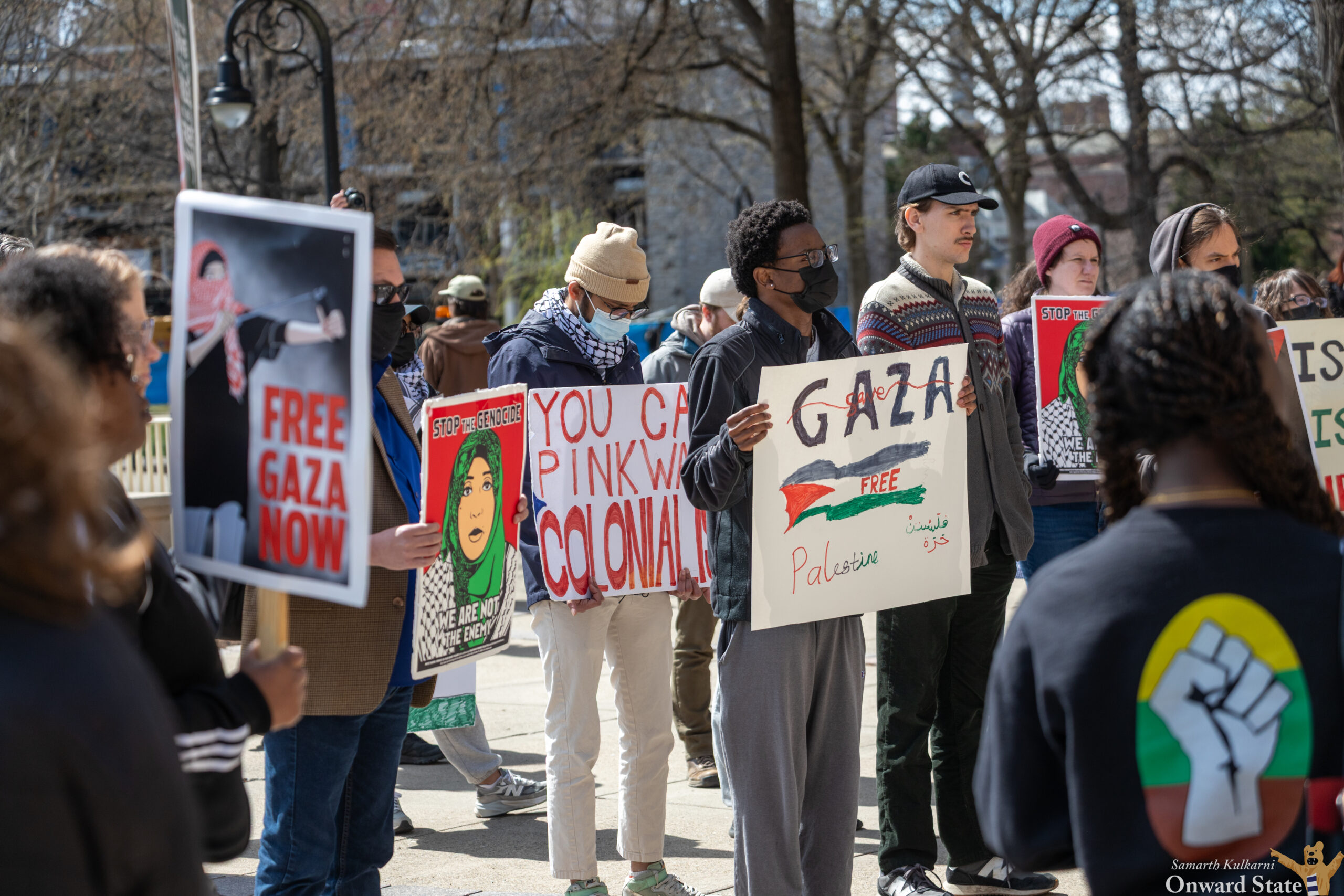 Students For Justice In Palestine Hold 'Week Of Rage' Protest At Old ...