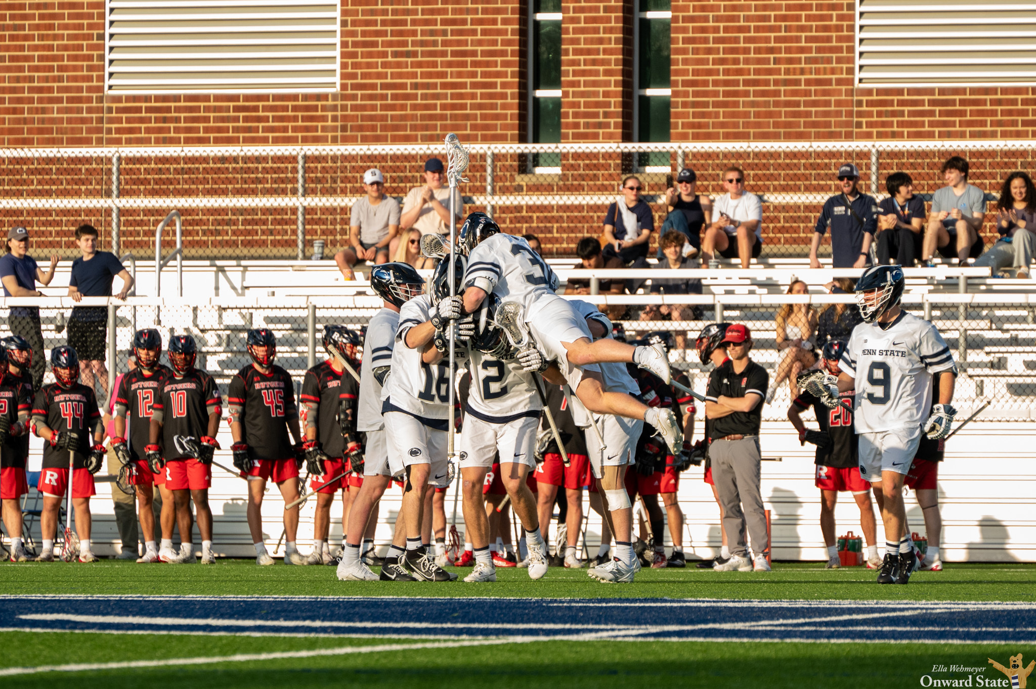 No. 7 Penn State Men's Lacrosse Smothers No. 19 Rutgers 12-4 In Final ...
