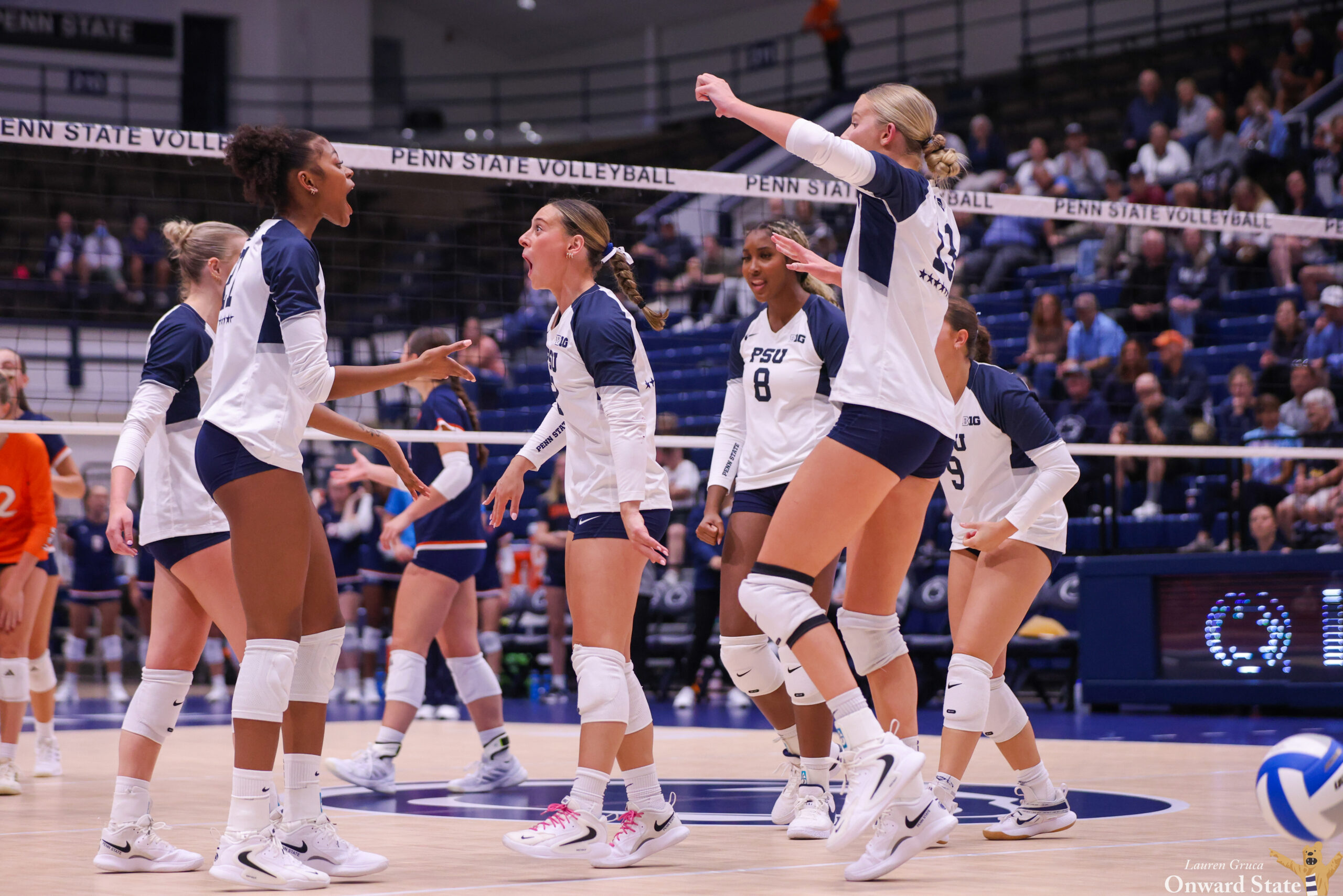 No. 12 Penn State Women's Volleyball Sweeps Bucknell | Onward State